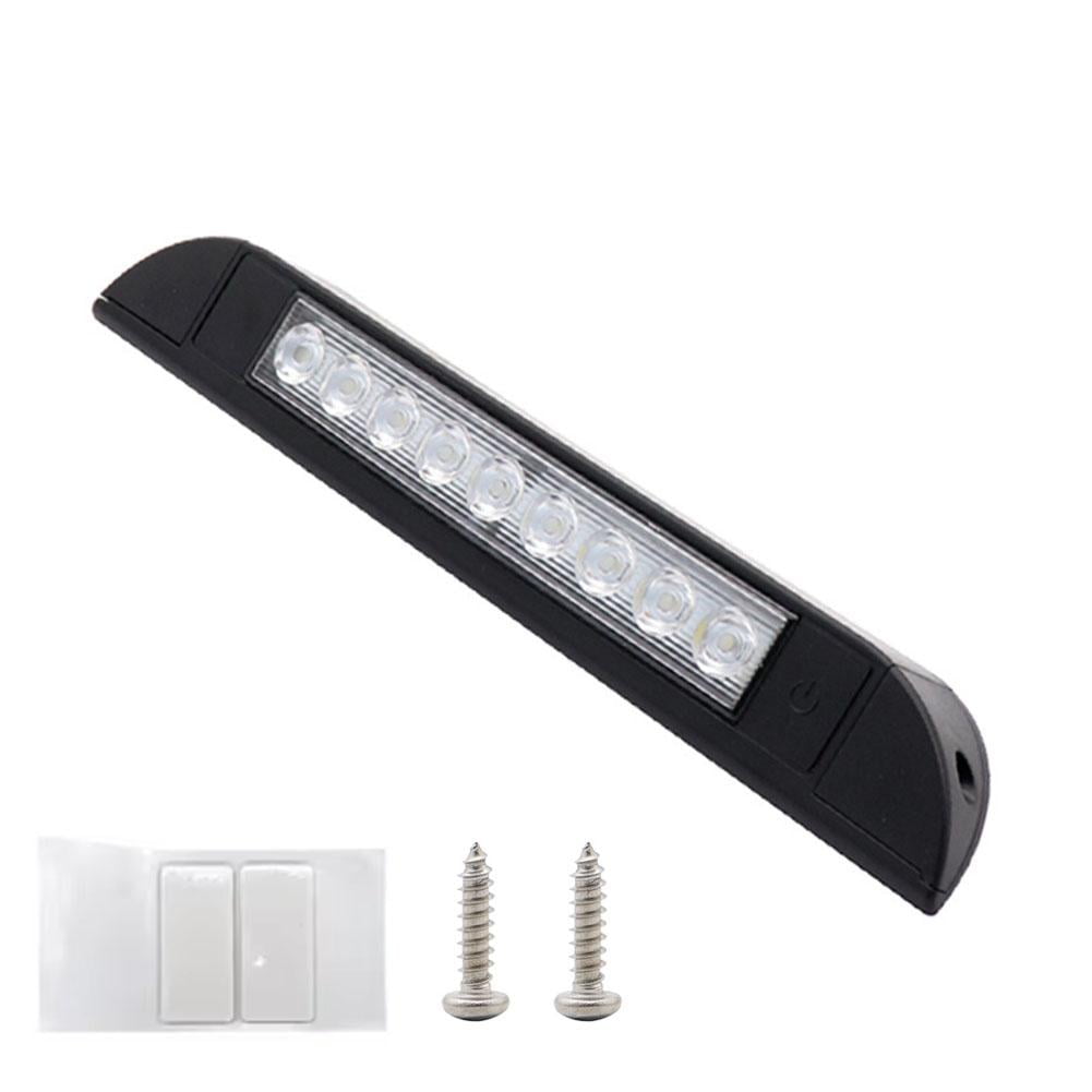LED 12V 9" Awning Light Bar RV Trailer Boat Outdoor Roof Canopy Lamp ...