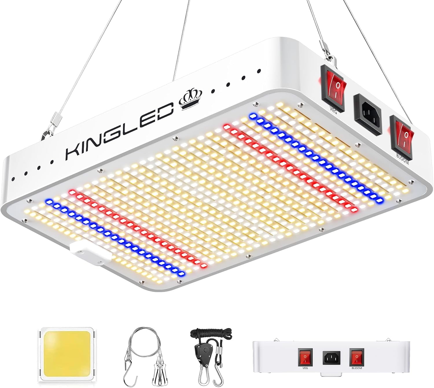 LED 2025 KP1000 LED Grow Lights with Yield LEDs 2x2ft Coverage Full ...