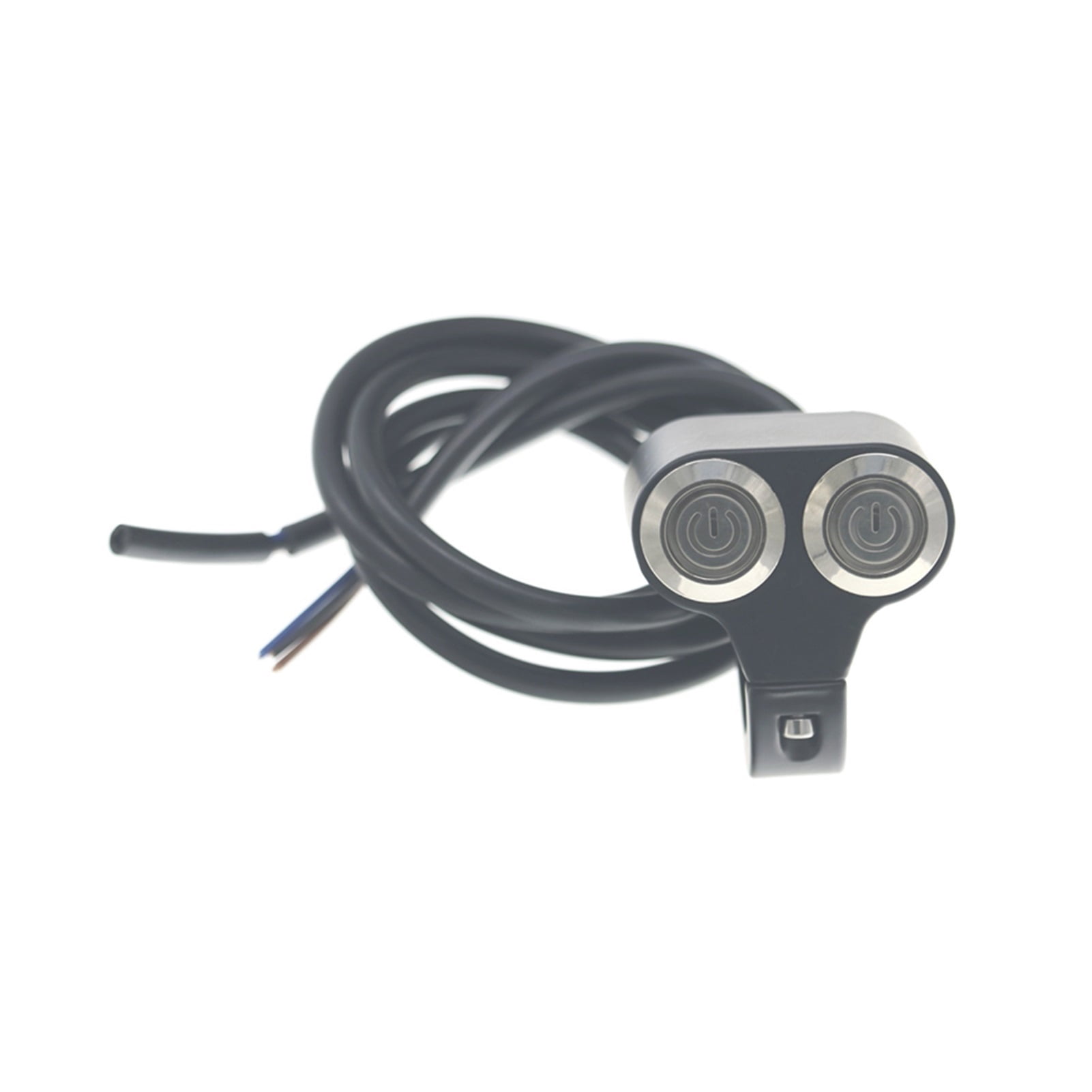 LED 22mm Motorcycle Switches Handlebar Mount Button Switch Headlight ...
