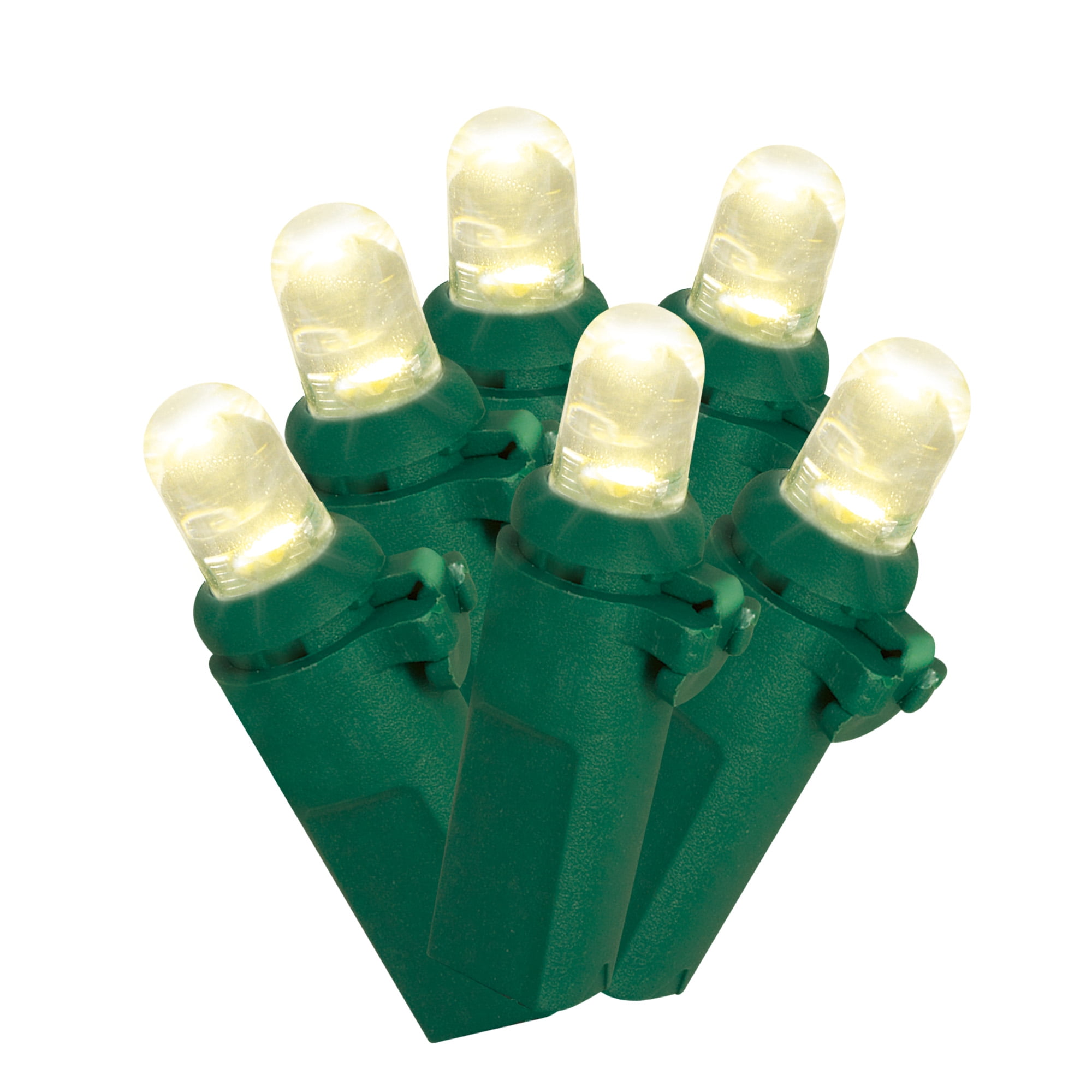 Indoor/Outdoor 240-Count LED Dome Christmas Lights, Warm White, 47 ...