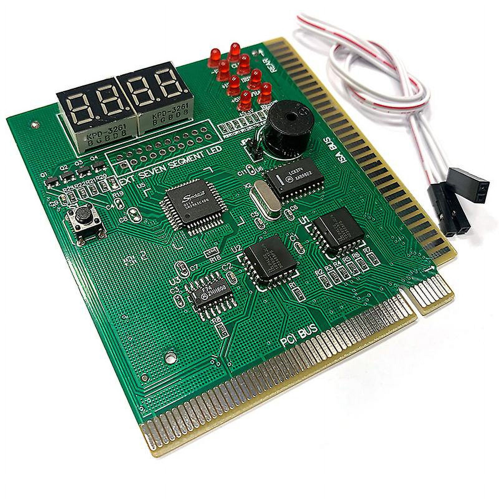 LED 4 Digit Analysis Diagnostic Tester POST Card PCI 4 PC Analyzer ...