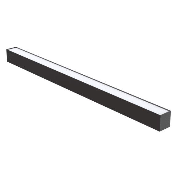 LED 4FT Architectural Linear Strip Light 40W 3000K-4000K-5000K Black ...