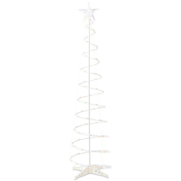 Spiral Rope Light Tree