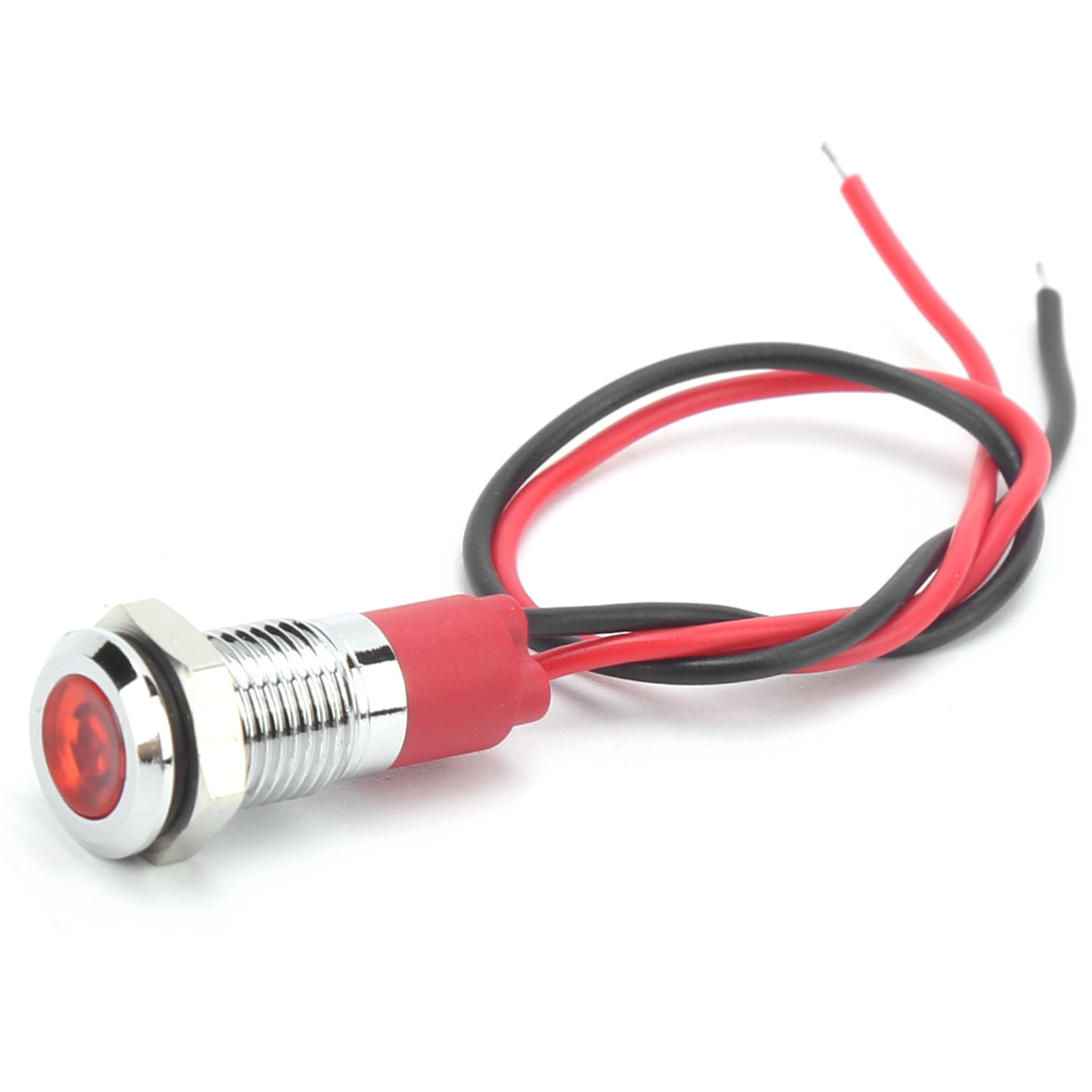 LED 8mm Indicator Signal Lamp IP66 Waterproof Red LED Indicator Lights ...