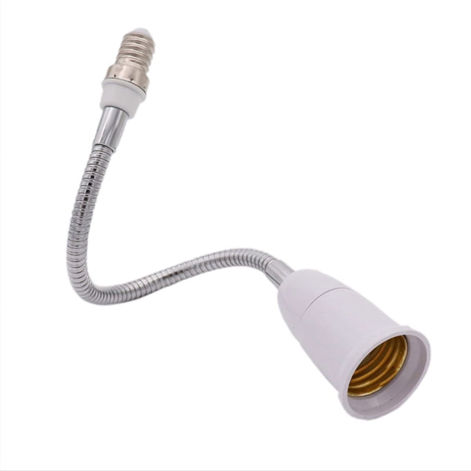 LED Adapter E14 To E27 E14-E27 Extended Lamp Cap Conversion Lamp Base ...