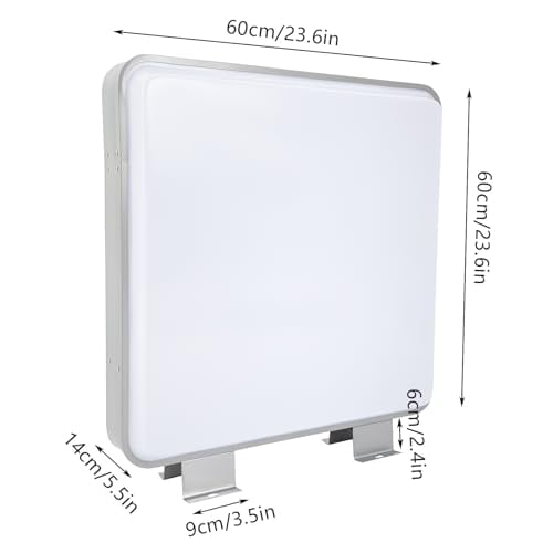 LED Advertising Light Box, 23.6 * 23.6 * 5.5 Inches Double-sided Light ...