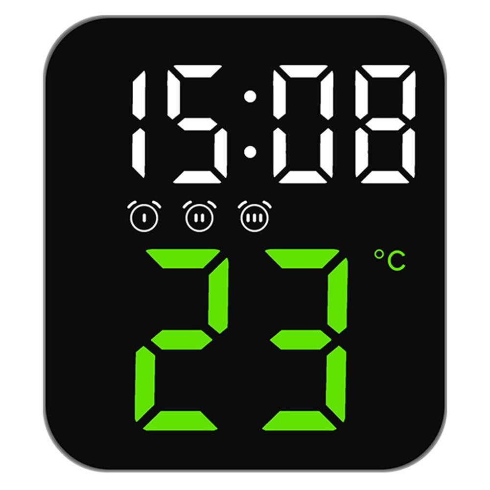 LED Alarm Clock Design Featuring Multiple Alarms and Clear Temperature ...