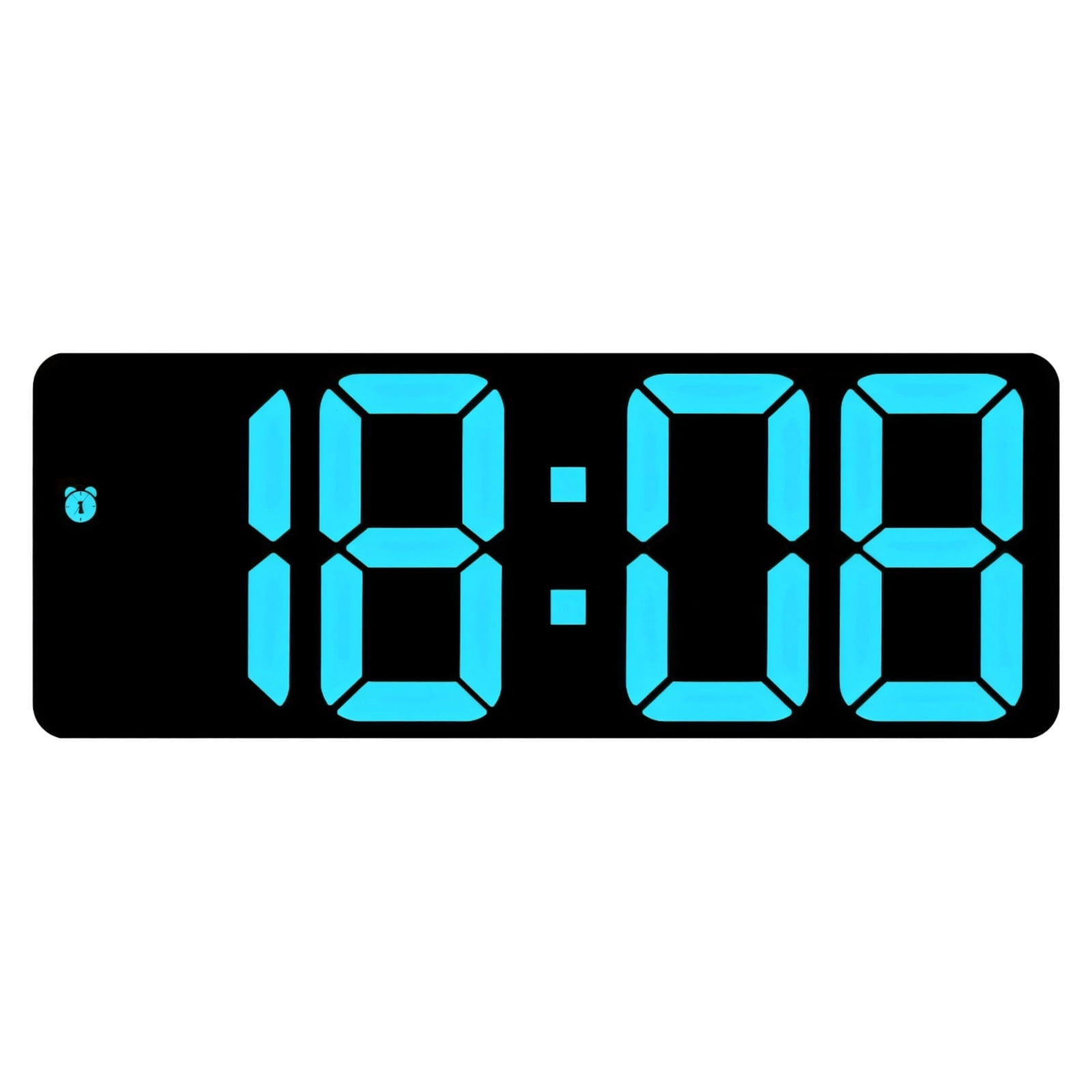 LED Alarm Clocks, Modern Minimalist Style, Battery and Plug-in, Large ...
