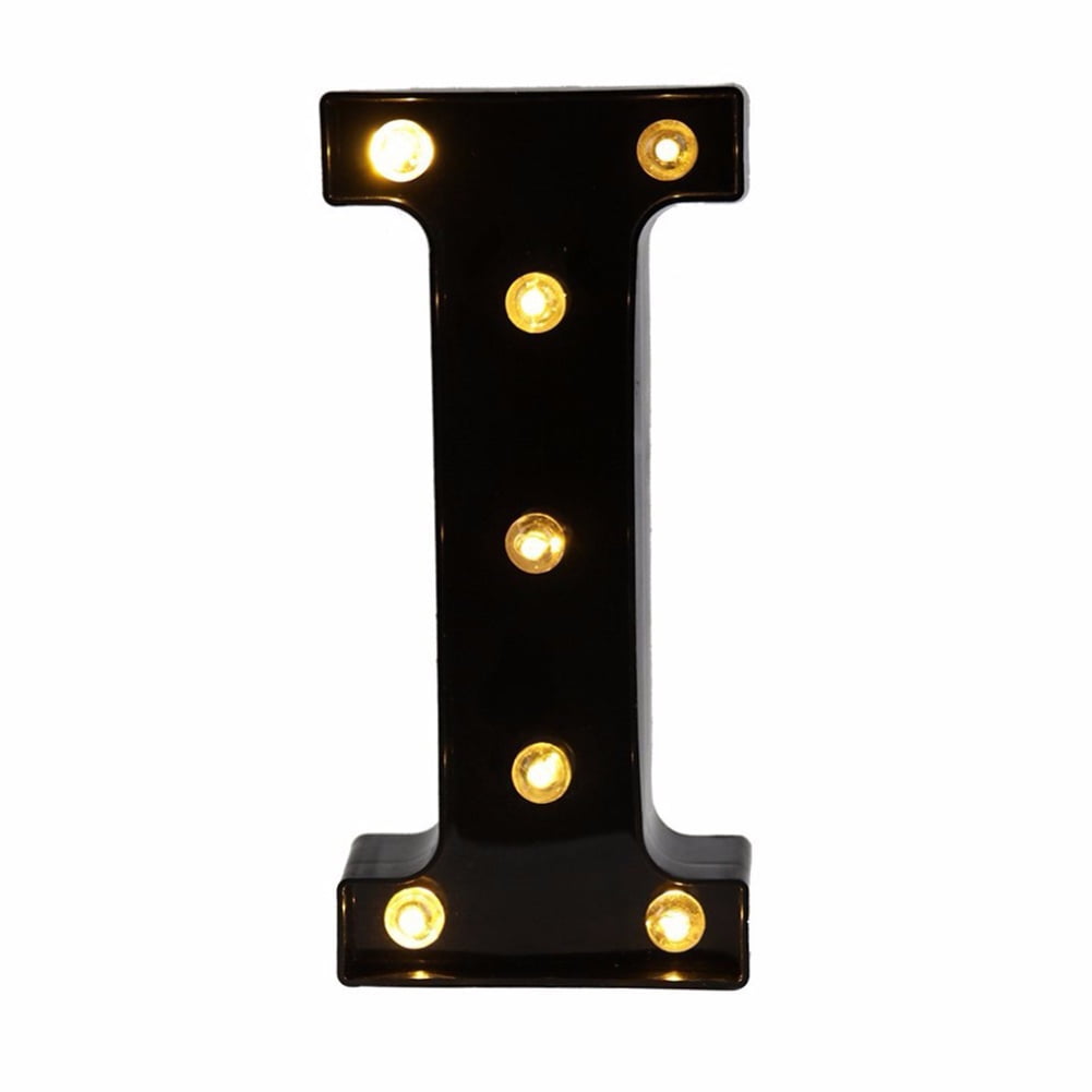 LED Alphabet Letter Light Marquee Sign Wall Lamp Birthday Party Home ...