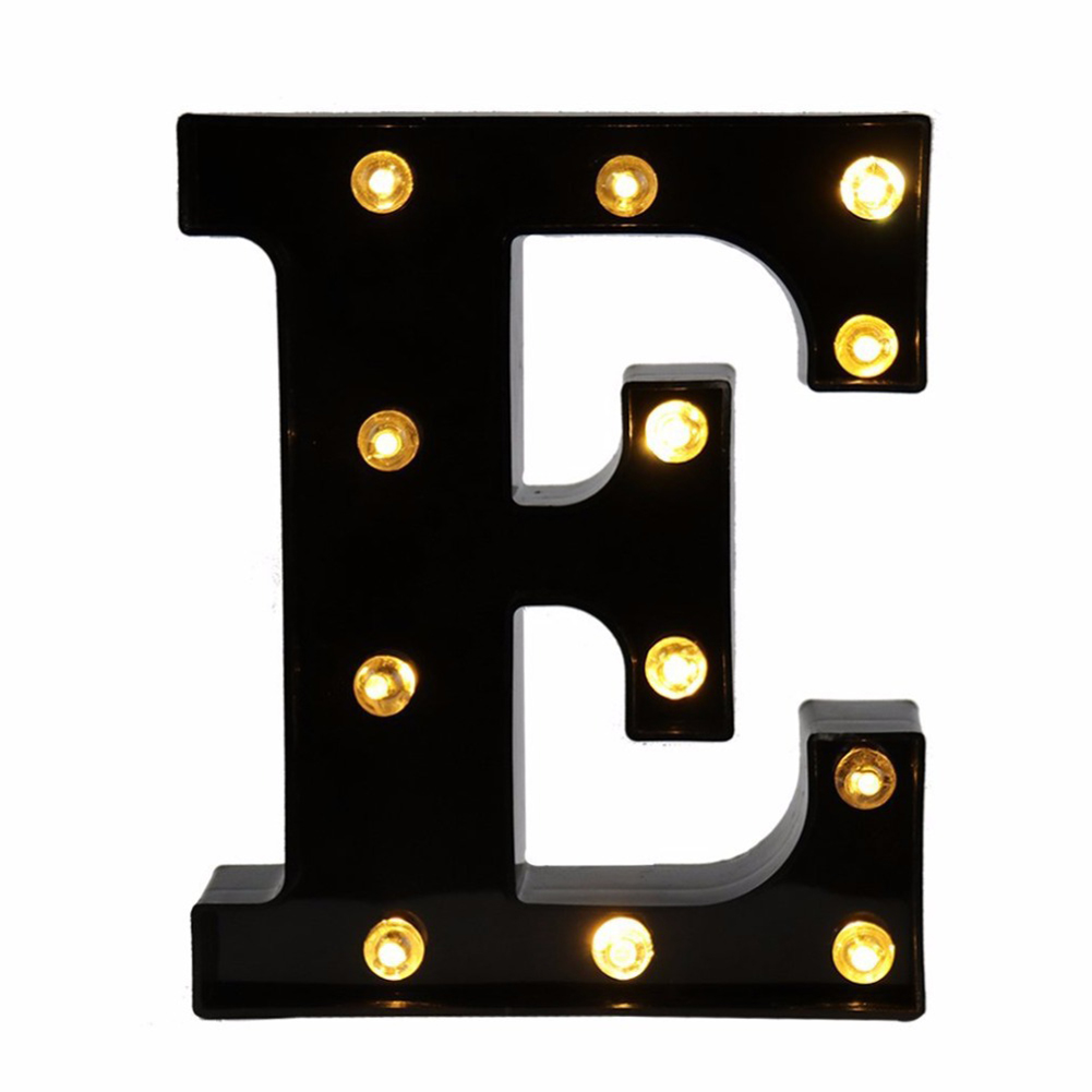 LED Alphabet Letter Light Marquee Sign Wall Lamp Birthday Party Home ...
