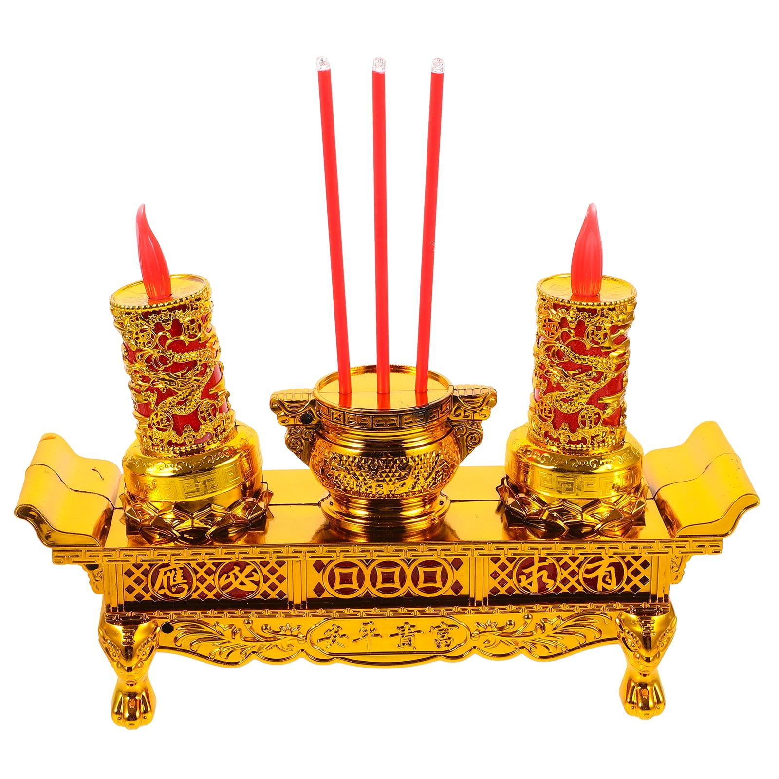 LED Altar Candles Decor Worship Candlestick Light - Walmart.com
