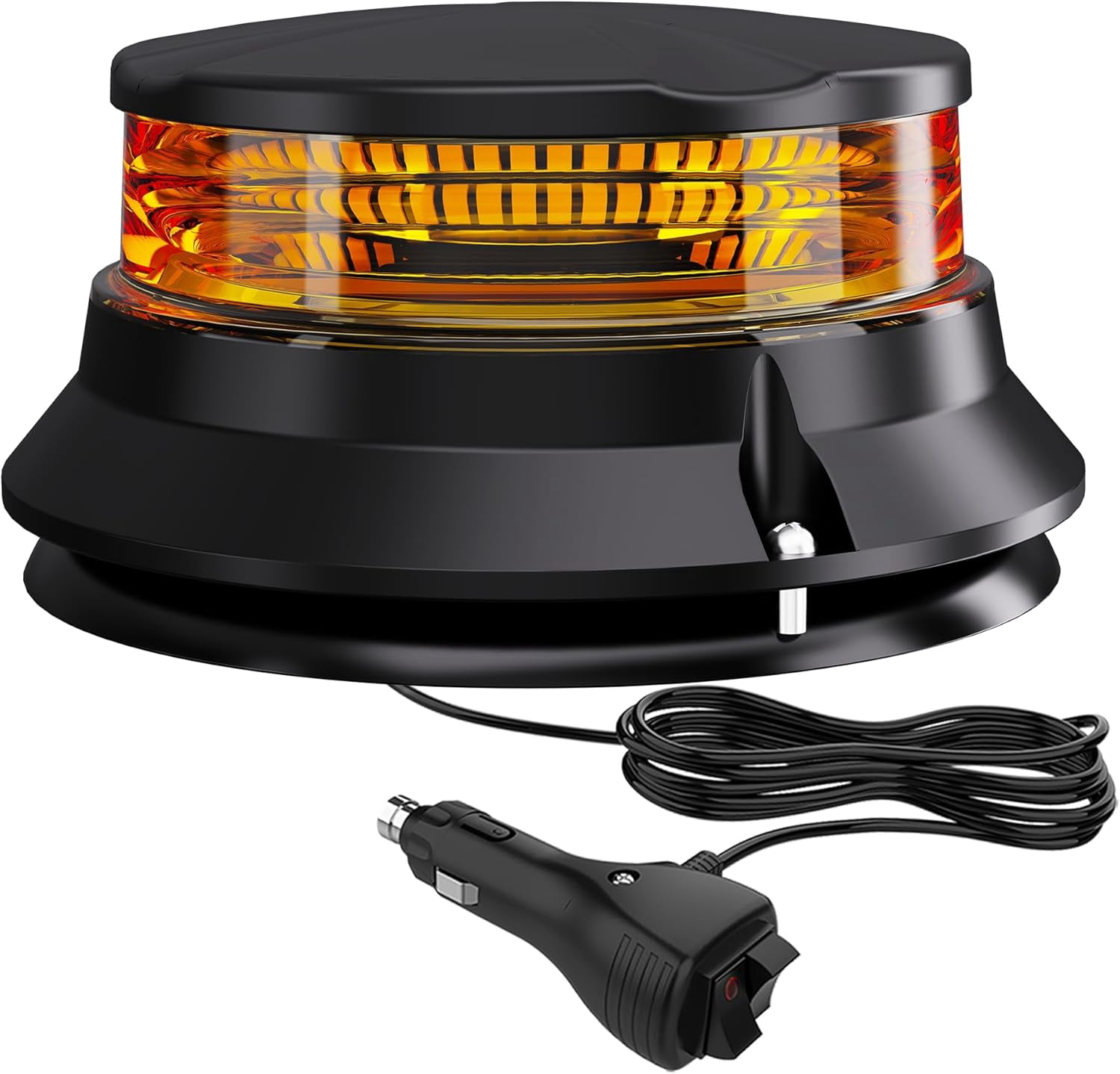 LED Amber Strobe Beacon Lights, Safety Warning Emergency Hazard ...