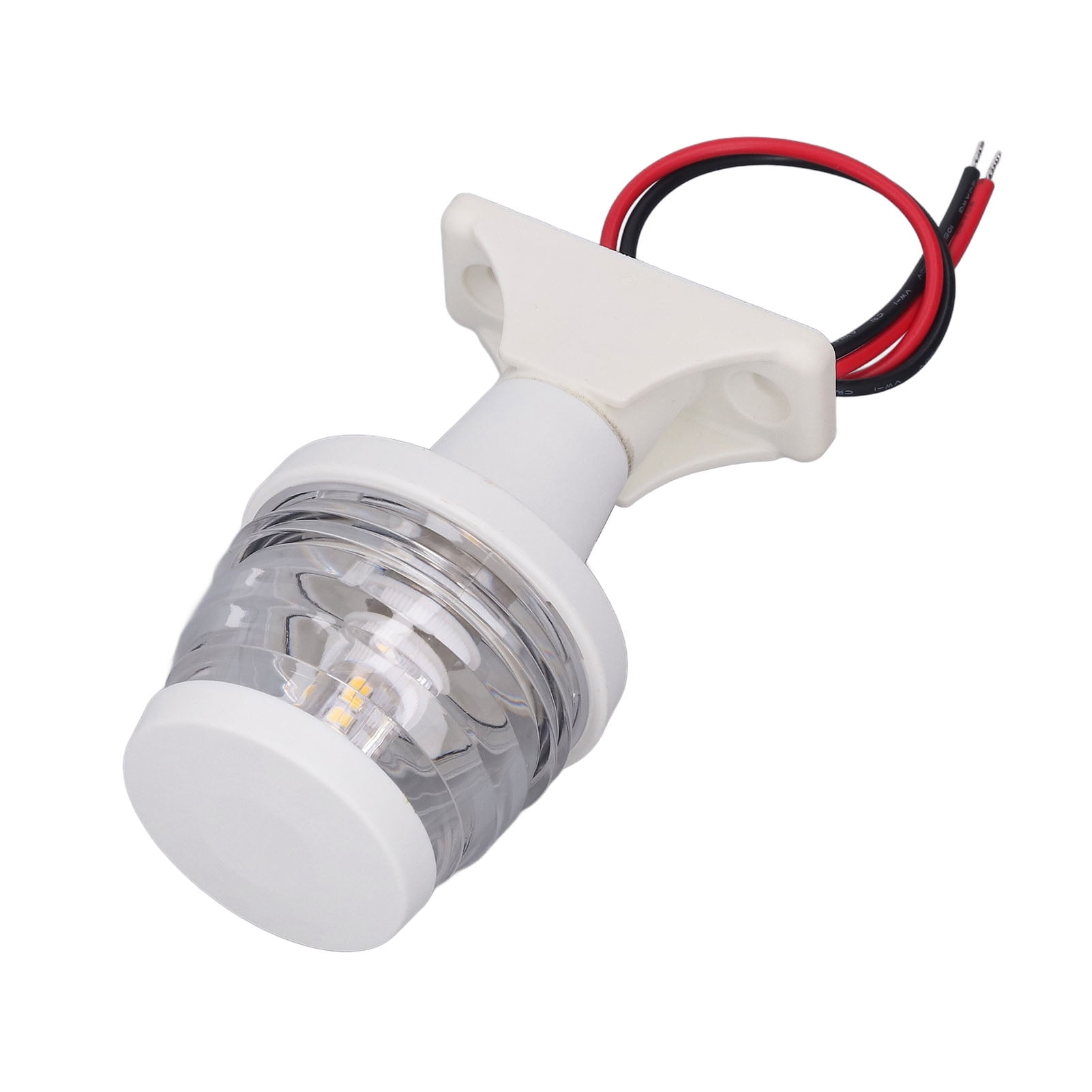 LED Anchor Light, DC10 24V Round Fishing Boat Anchor Light 360 Degree All Around White 4000 ...