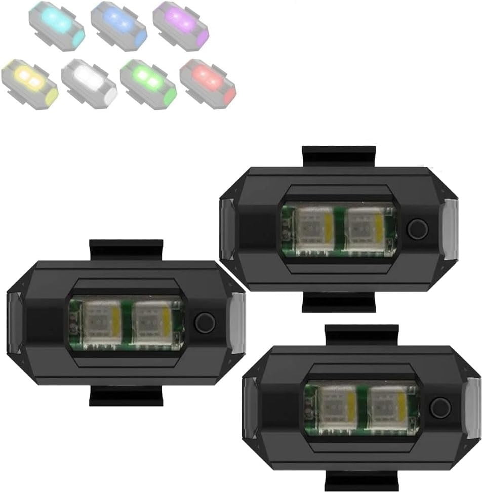 LED Anti-Collision Lights for Car, LED Lights Interior Wireless, Strobe ...