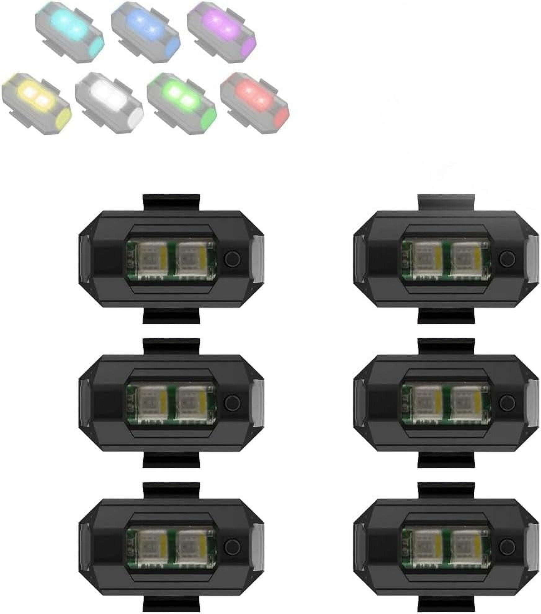 LED Anti-Collision Lights for Car, LED Lights Interior Wireless, Strobe ...
