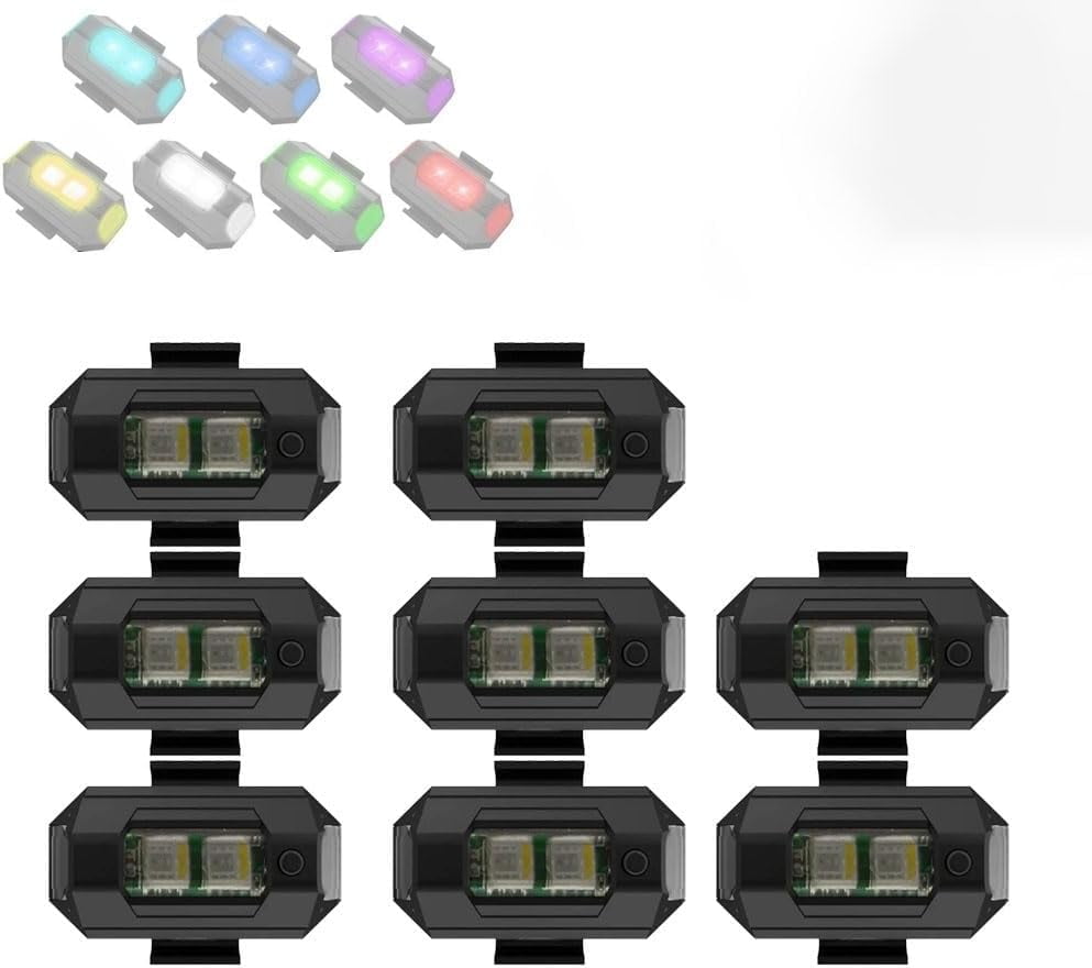 LED Anti-Collision Lights for Car, LED Lights Interior Wireless, Strobe ...