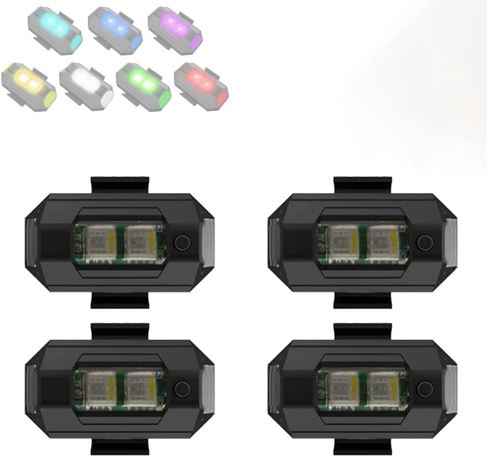 LED Anti-Collision Lights for Car, LED Lights Interior Wireless, Strobe ...