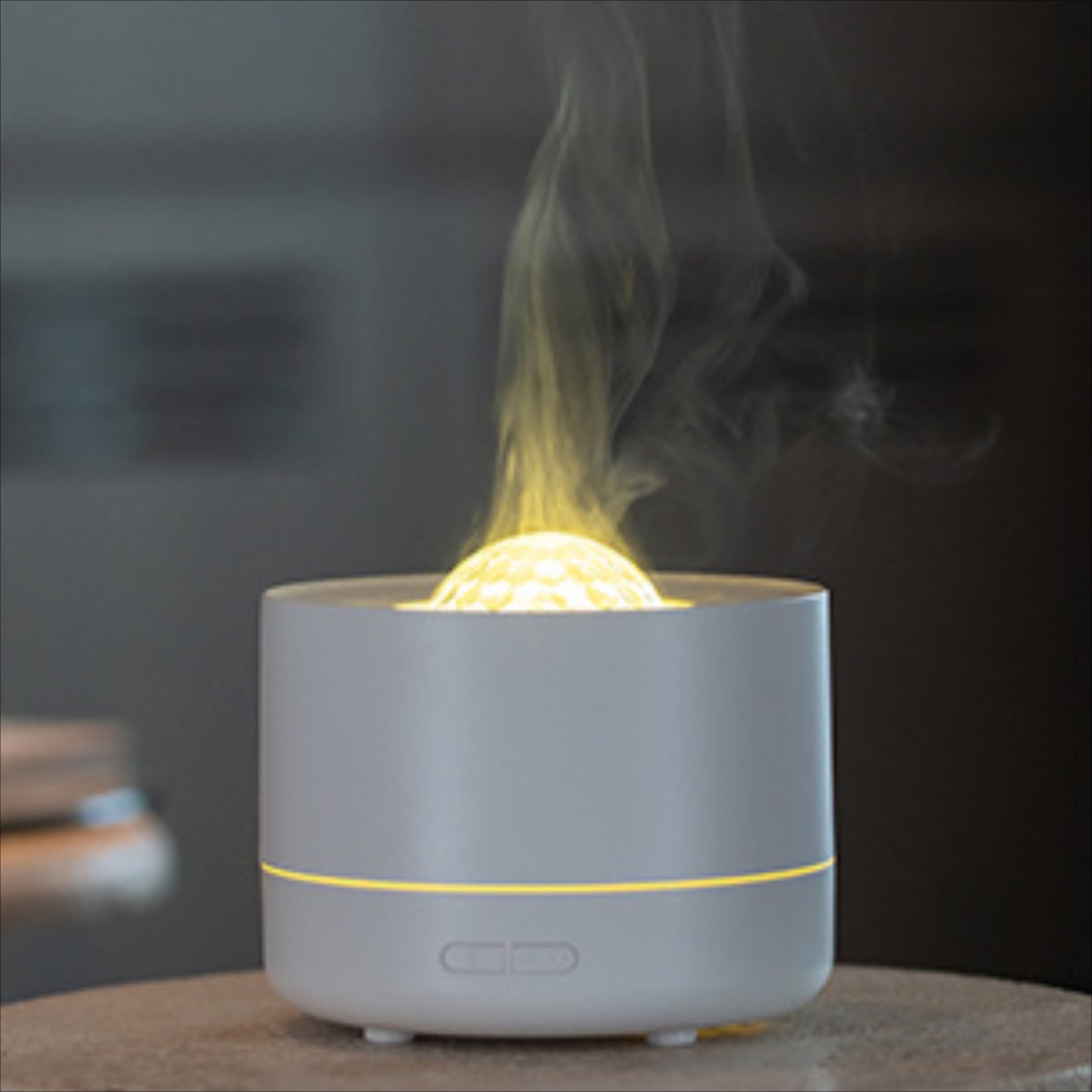 LED Aromatherapy Diffuser with Starry Night Projection - 7-Color Mood ...