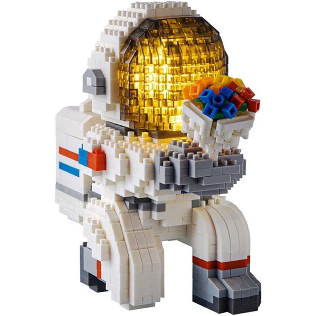 LED Astronaut Mini Building Blocks Micro Building Kits for Adult And ...