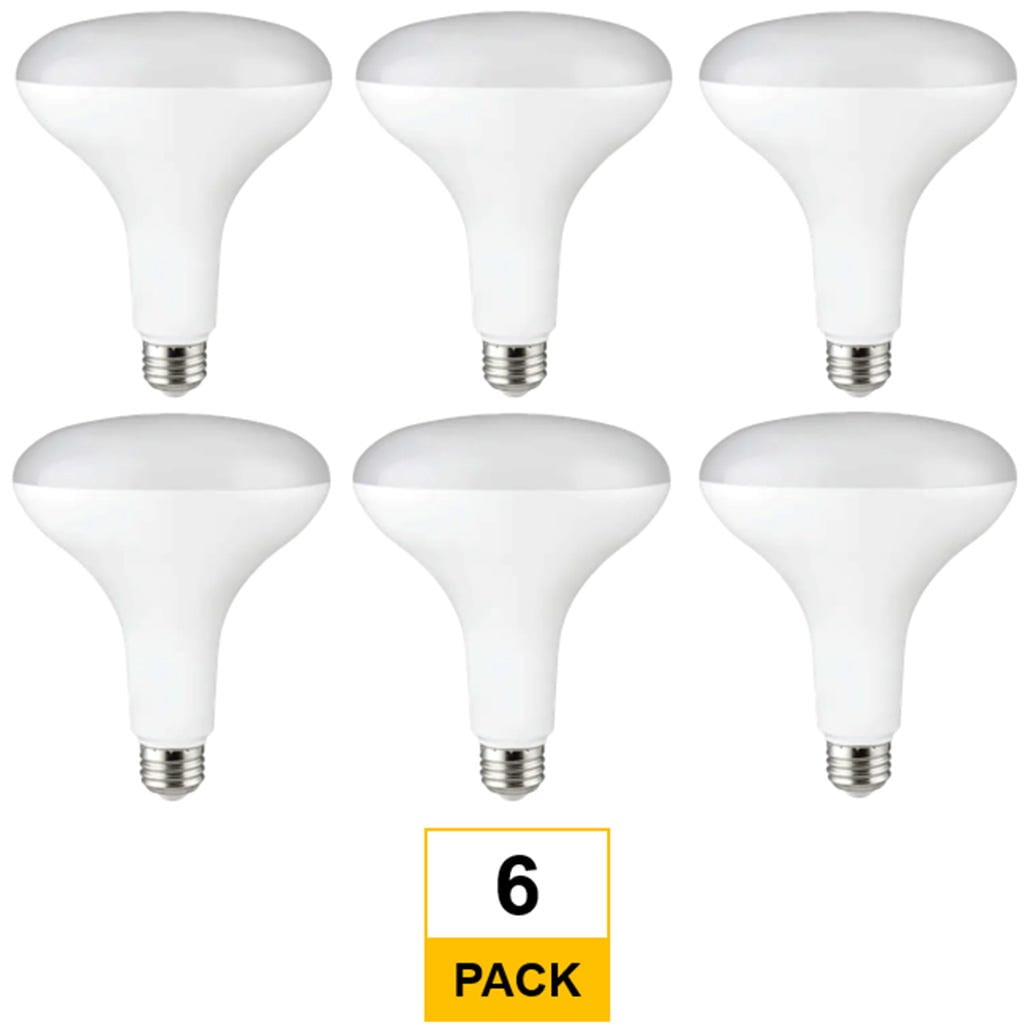 LED BR40 Flood 13W 5000K Dimmable 80+ CRI 1100 Lumen White Housing ...