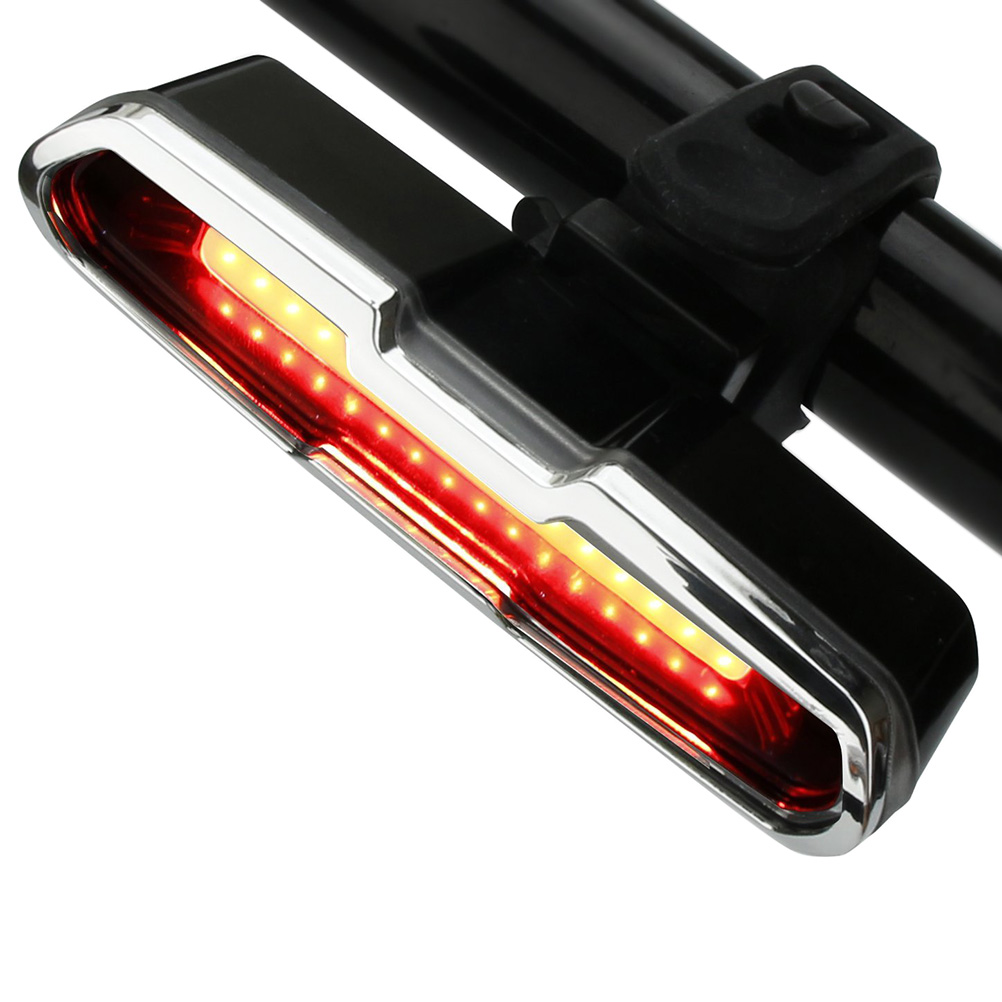 LED Back Light Bike Tail Rechargeable Torch Rear Rechargable Flashlight ...