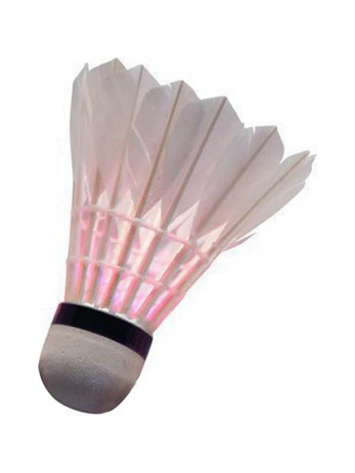 LED Badminton Shuttlecock, Dark Night Colorful Goose Feather Glow Light ...