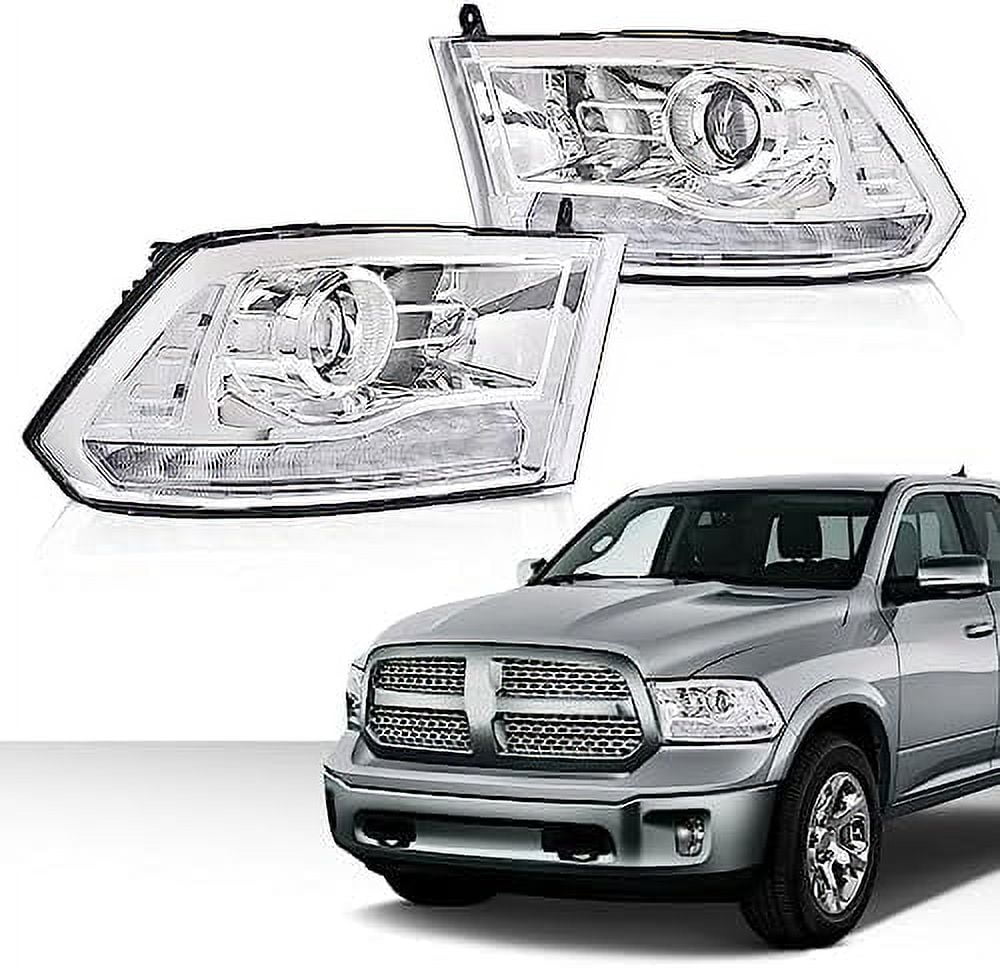 LED Bar Plank style Headlights Compatible with Dodge Ram 1500 2500 3500 ...