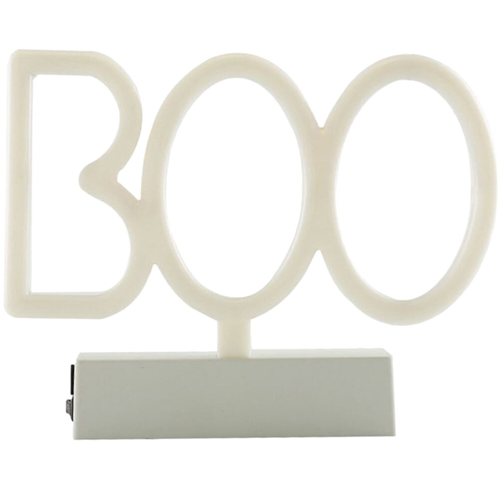 Boo Neon Lamp for Decoration White PC Material Creates Lovely ...