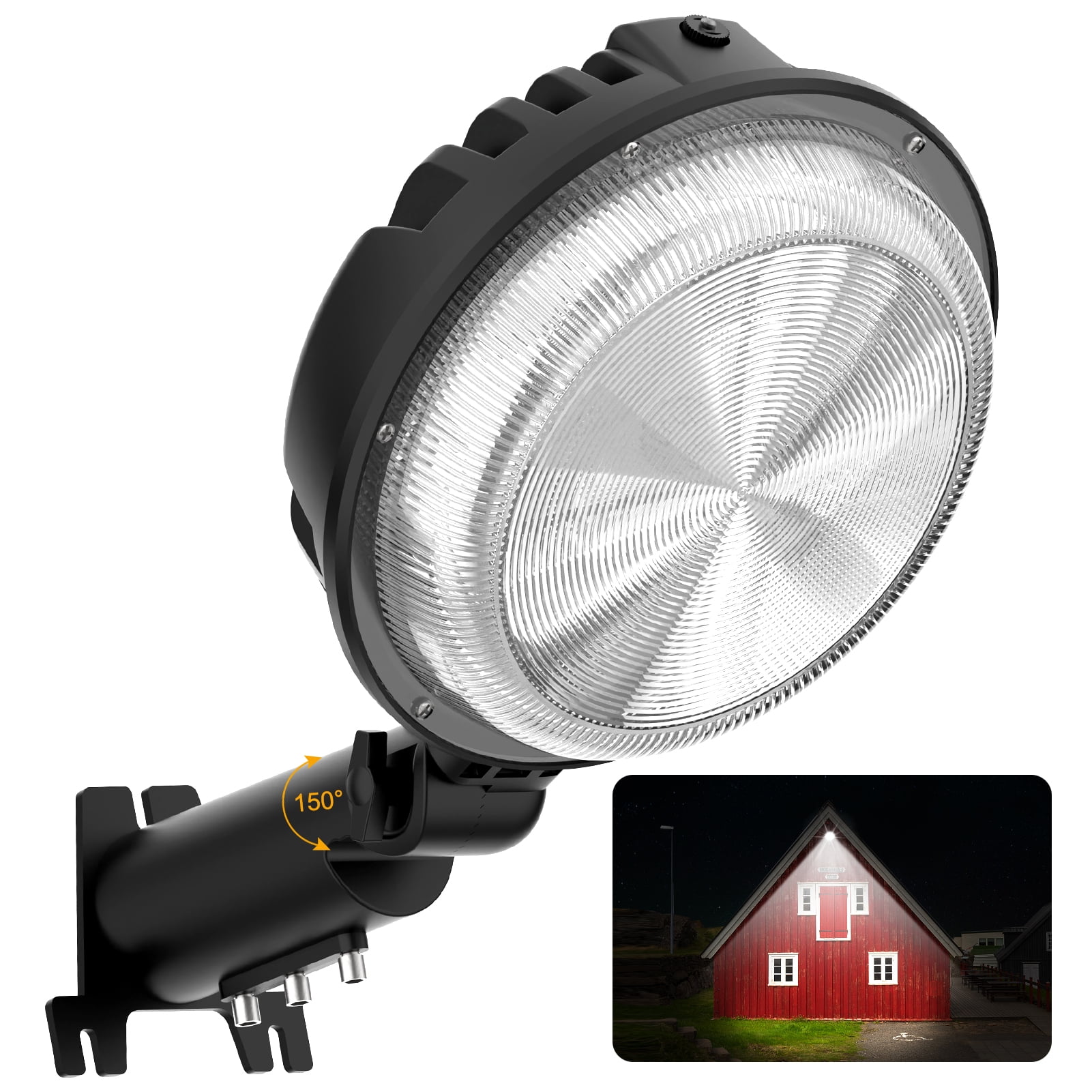 LED Barn Light, 150W 20000LM Dusk to Dawn Outdoor Lighting with ...