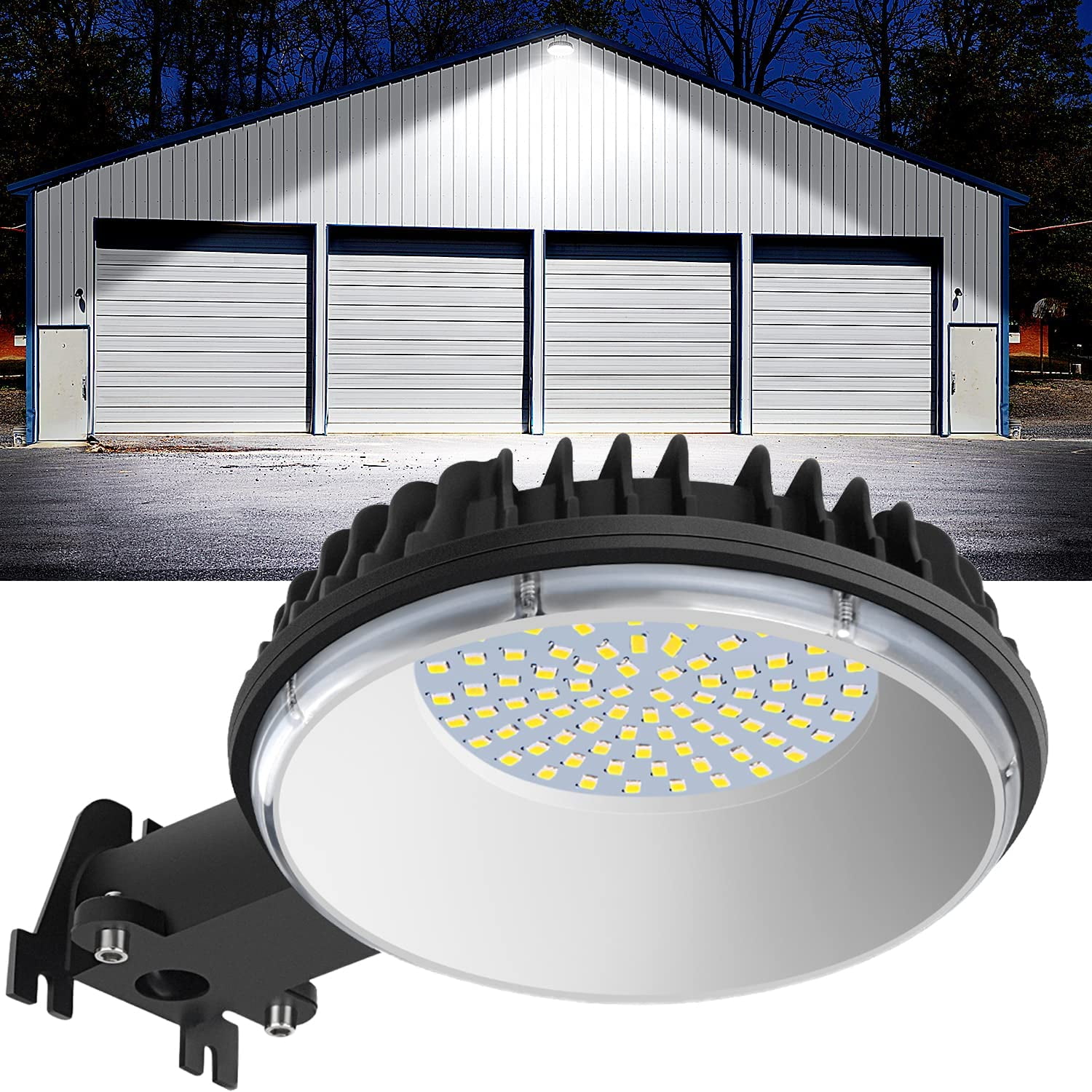 LED Barn Light, Dusk to Dawn Outdoor Lighting with 120W 15000LM 6500K ...