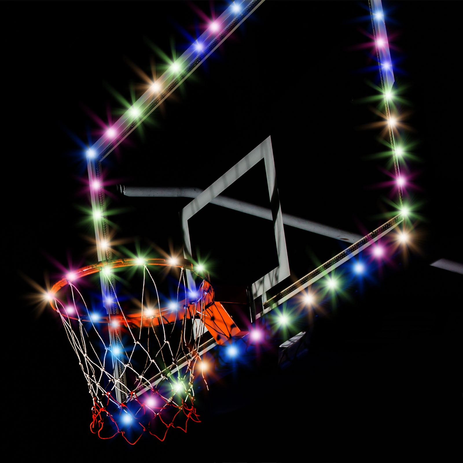 LED Basketball Hoop Light Set, Basketball Rim & Backboard Light Remote ...