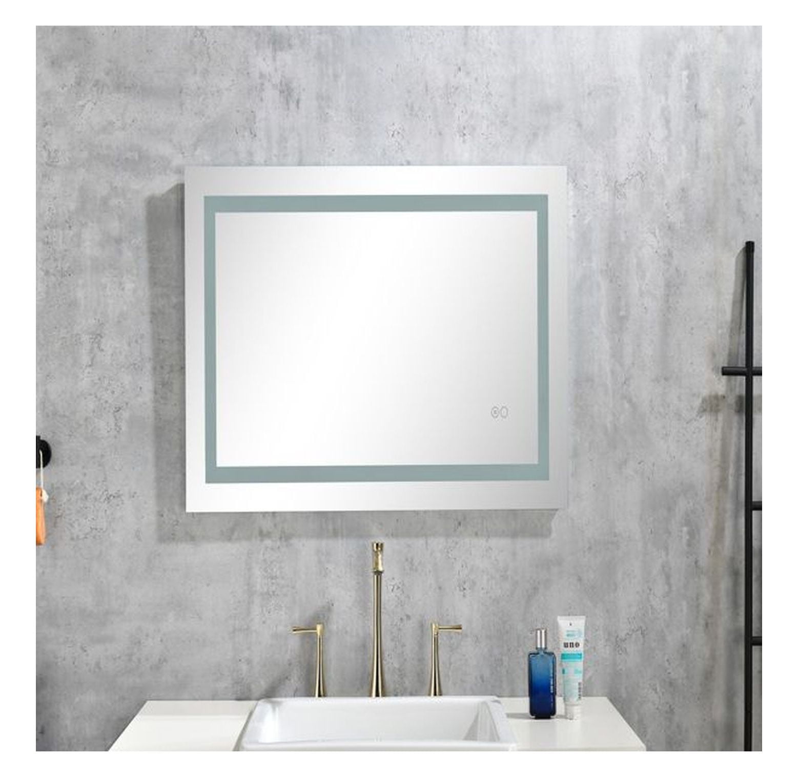 LED Bathroom Mirror with Lights, 40×24 Inch Smart Vanity Mirrors ...