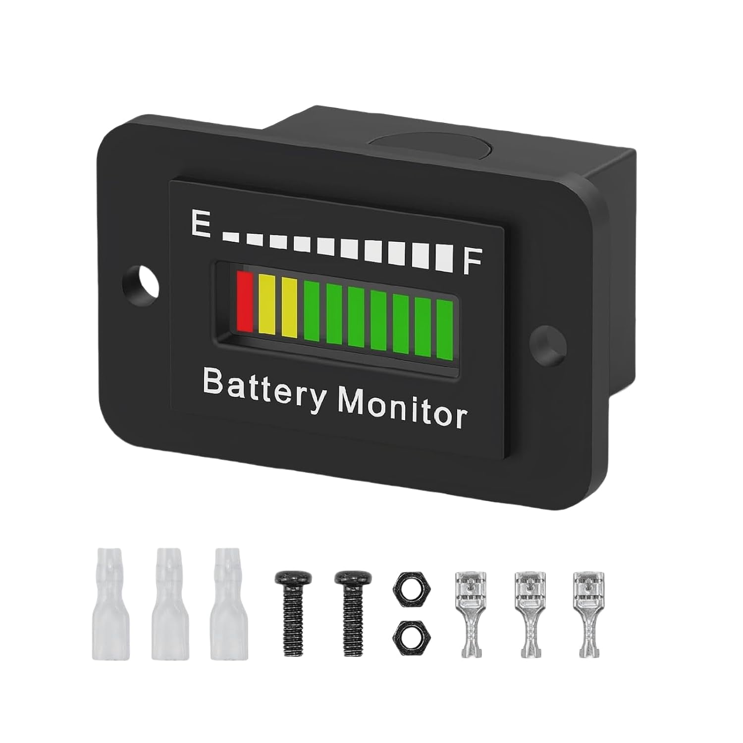 LED Battery Level Indicator, Universal Golf Cart Battery Meter Support ...