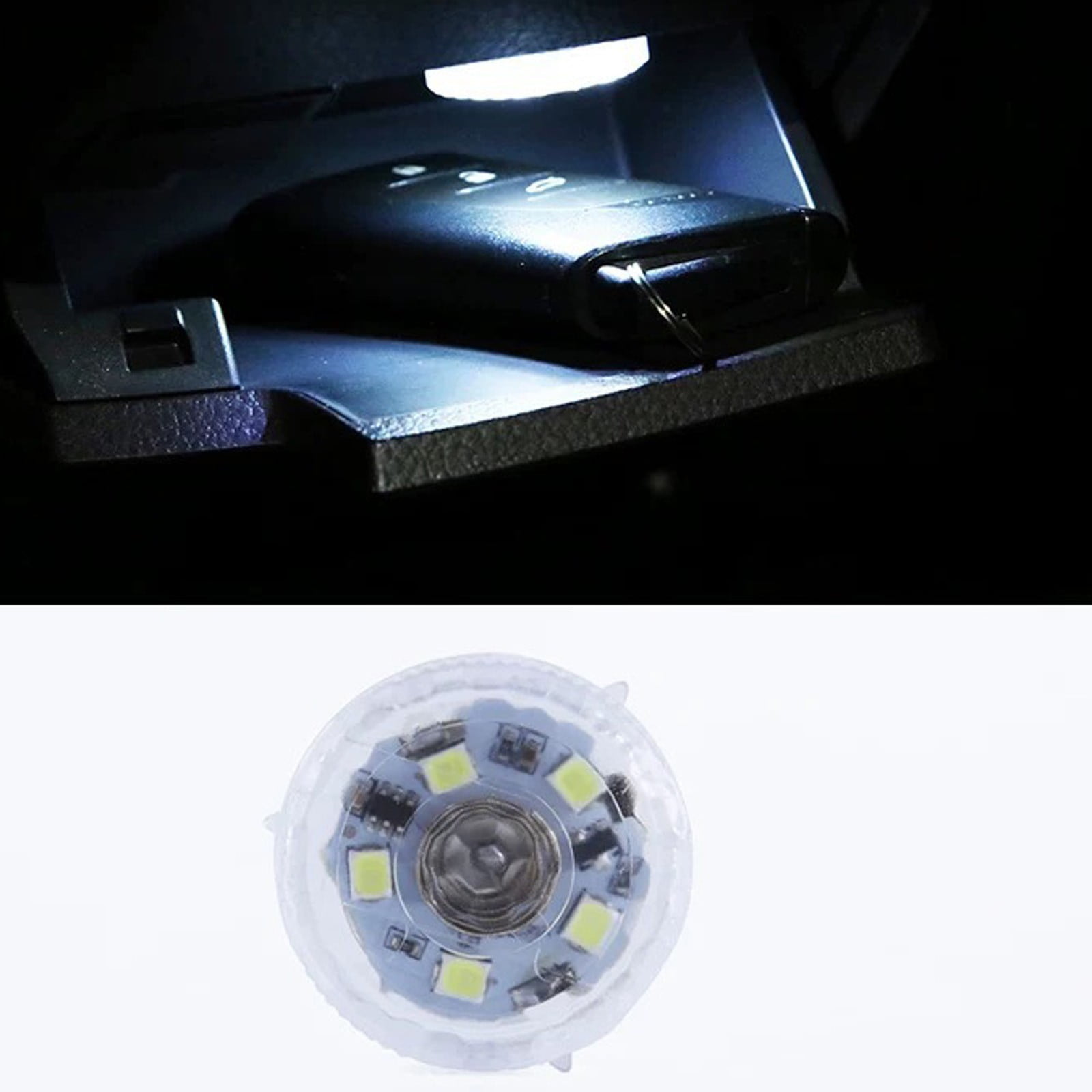 LED Battery-Powered Wireless Night Light Stick Tap Touch Lamp Stick-on ...