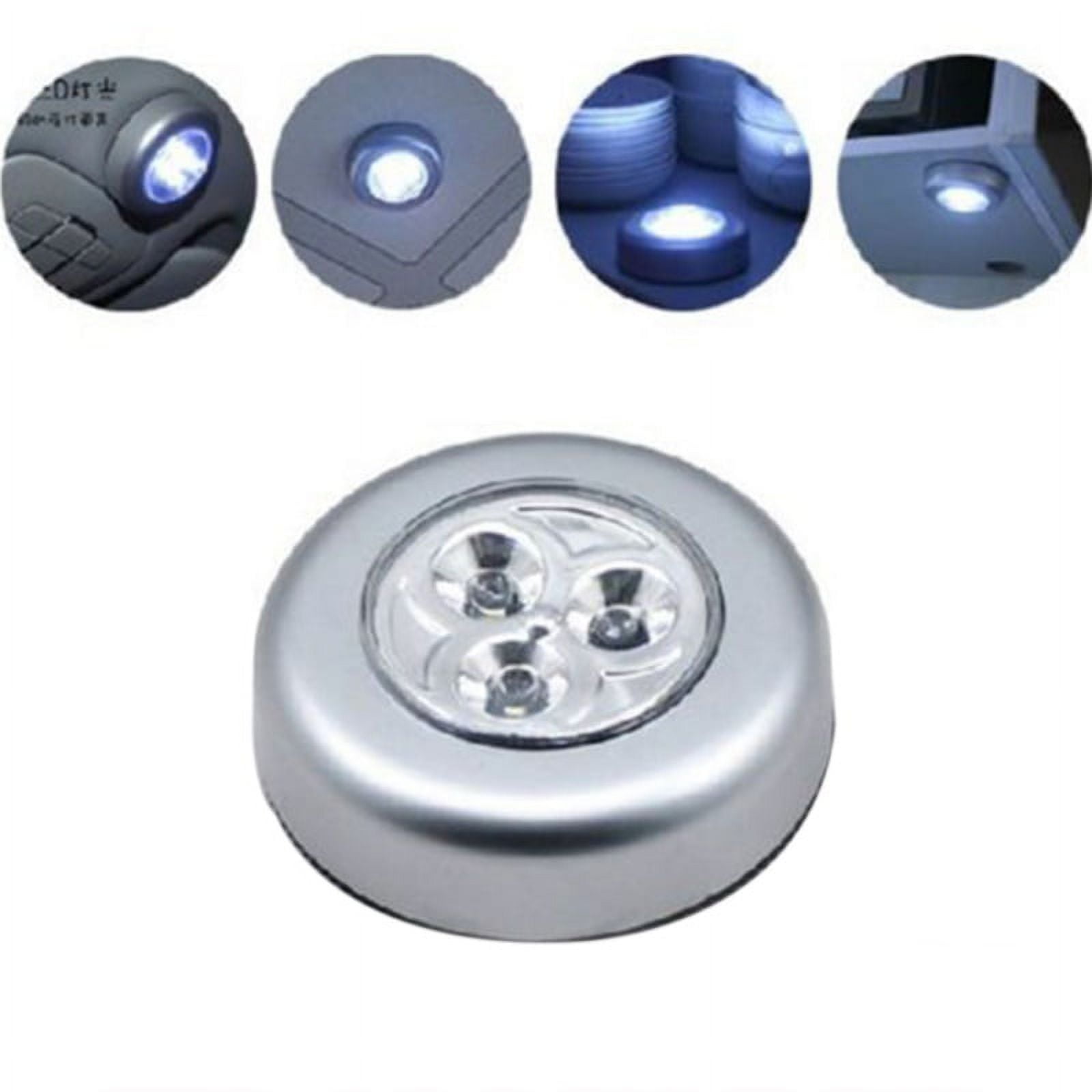 LED Battery-powered Wireless Night Light Stick Tap Touch Lamp Stick-on ...