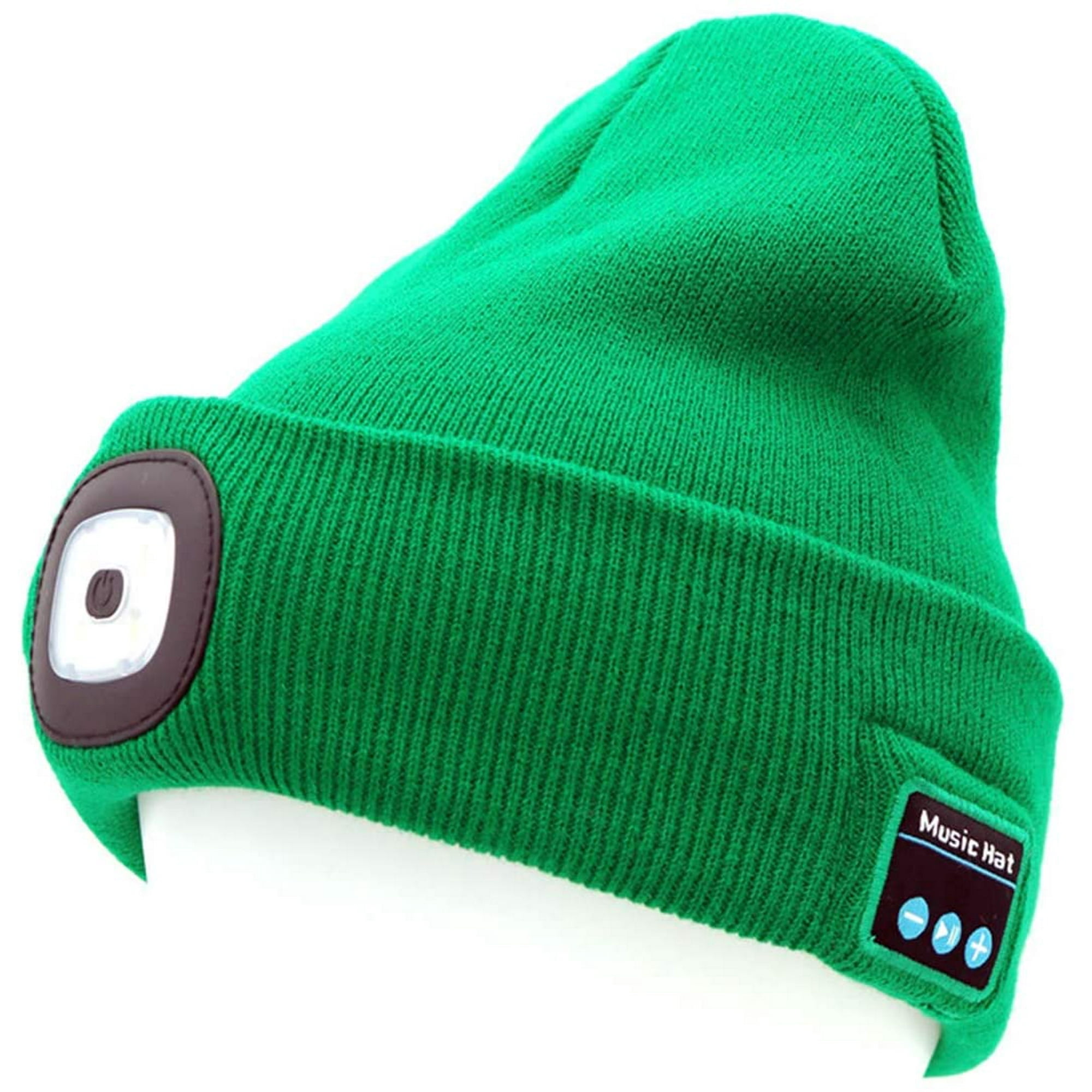 LED Beanie Bluetooth Hat Built-in Stereo Speakers & Mic Hands-Free Hat ...