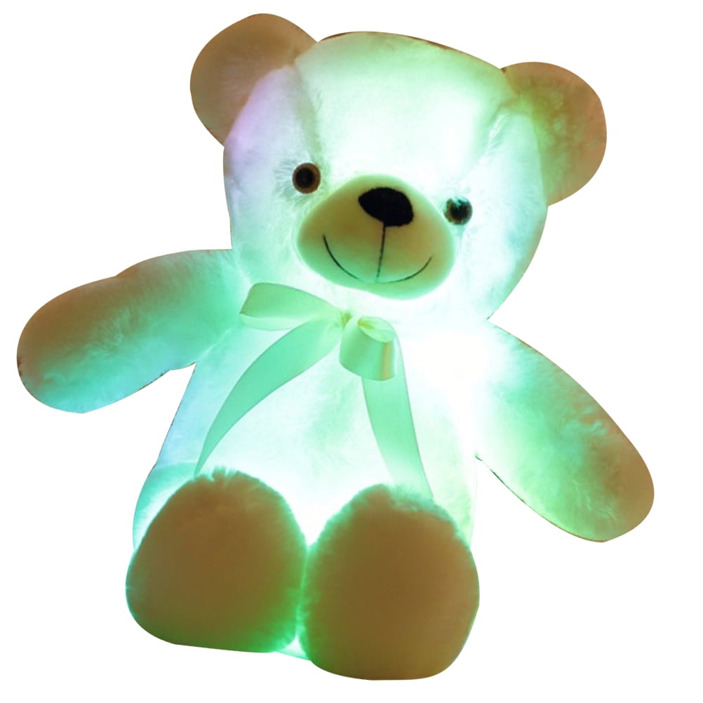 LED Bear Doll Adorable Luminous Bear Doll Plush Bear Glowing Toy ...