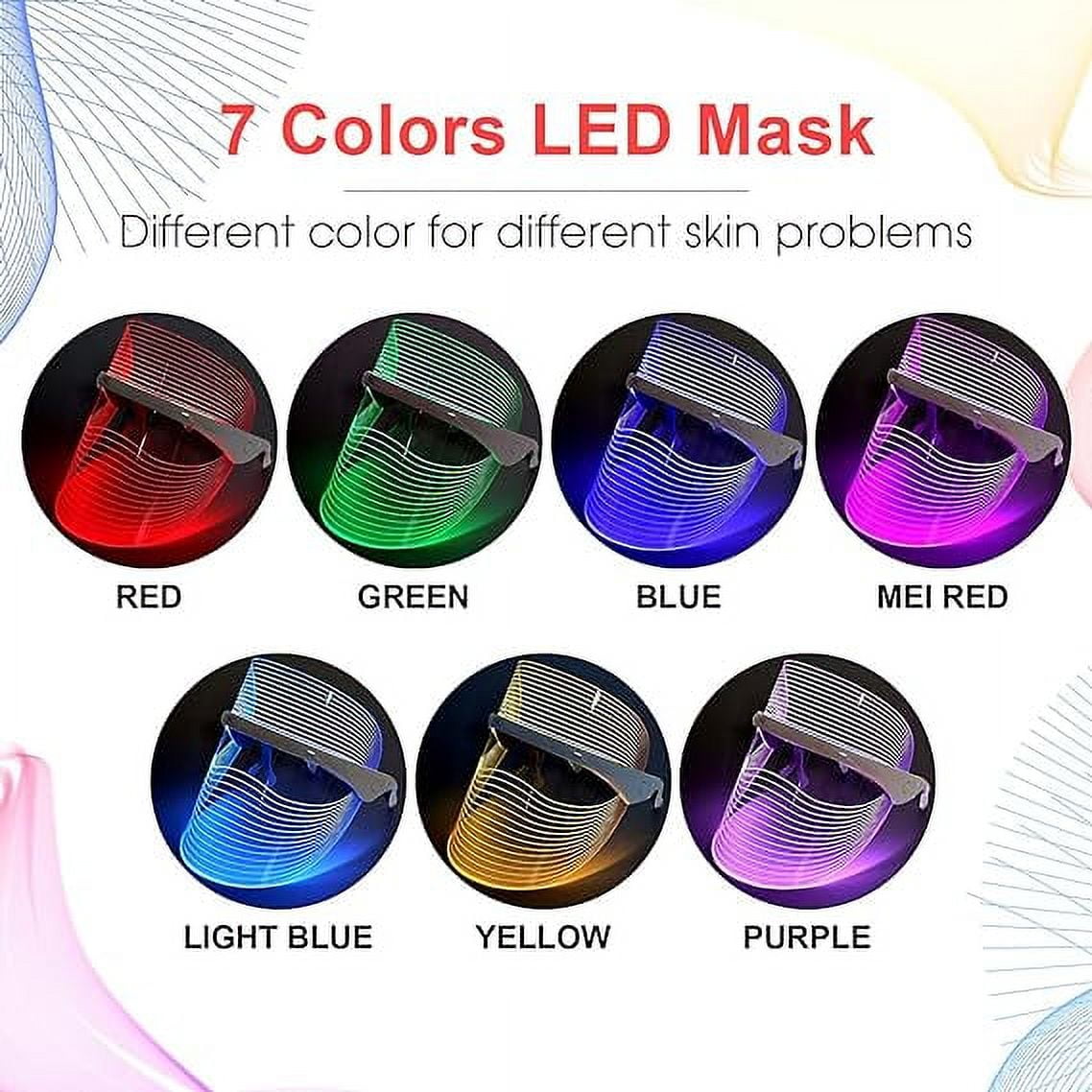 LED Beauty Mask LED Face Mask Light Therapy Red Light Therapy For Face ...