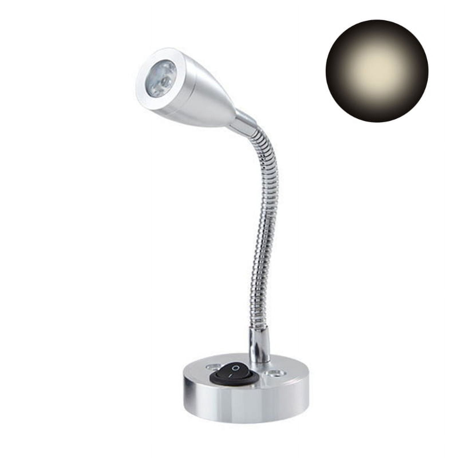 LED Bedside Lamp Wall Light Night Light 3W Gooseneck Led Reading Light ...