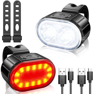 Ozark Trail Deluxe Aluminum Multi-Use Bike Light Set - Walmart.com