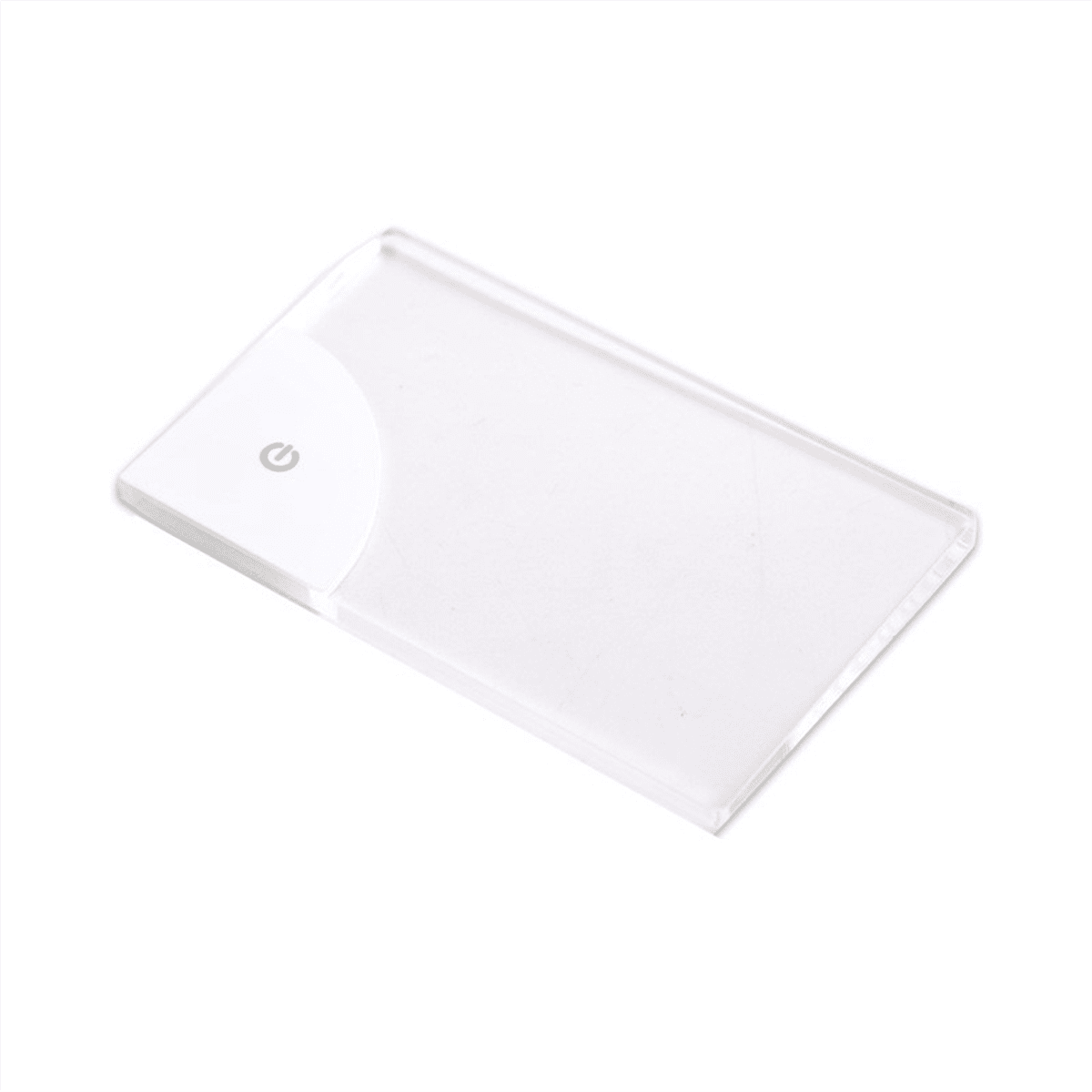 LED Blank Acrylic Glowing Business Card Light Transparent Name Tag ...