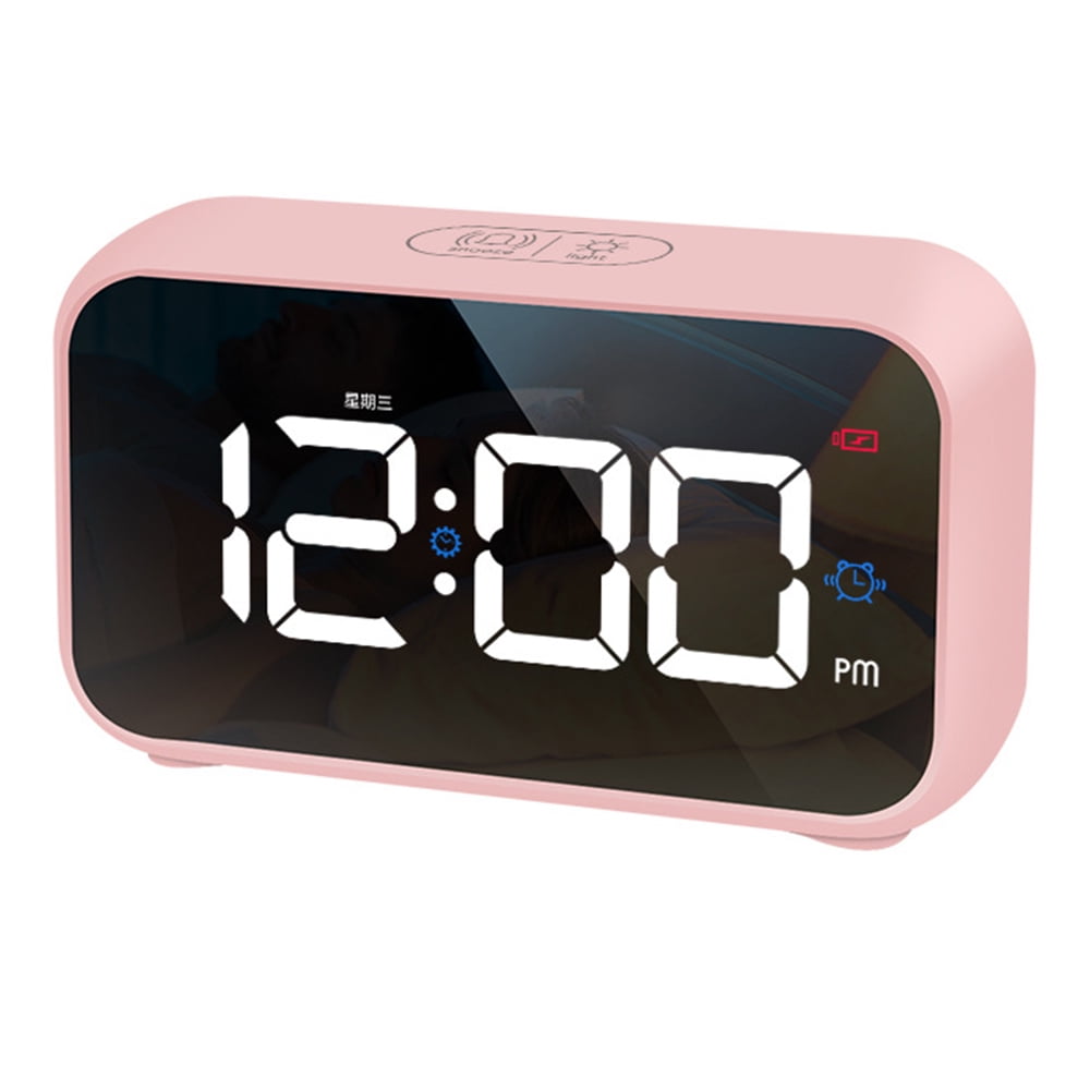 LED Bluetooth music desk clock, charging intelligent voice control ...