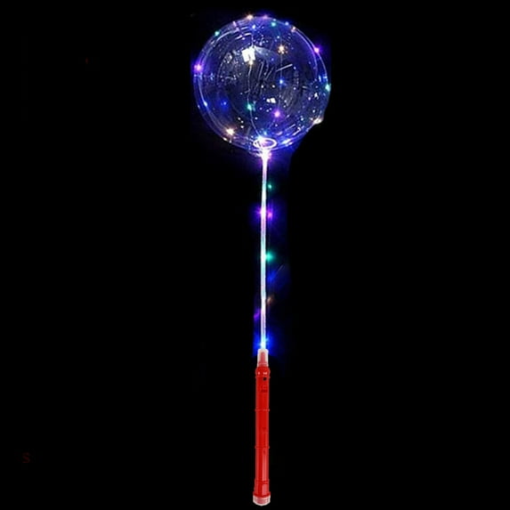 LED BoBo Balloon Kit 3 Levels Flashing Handle Bubble Balloon And Stick ...