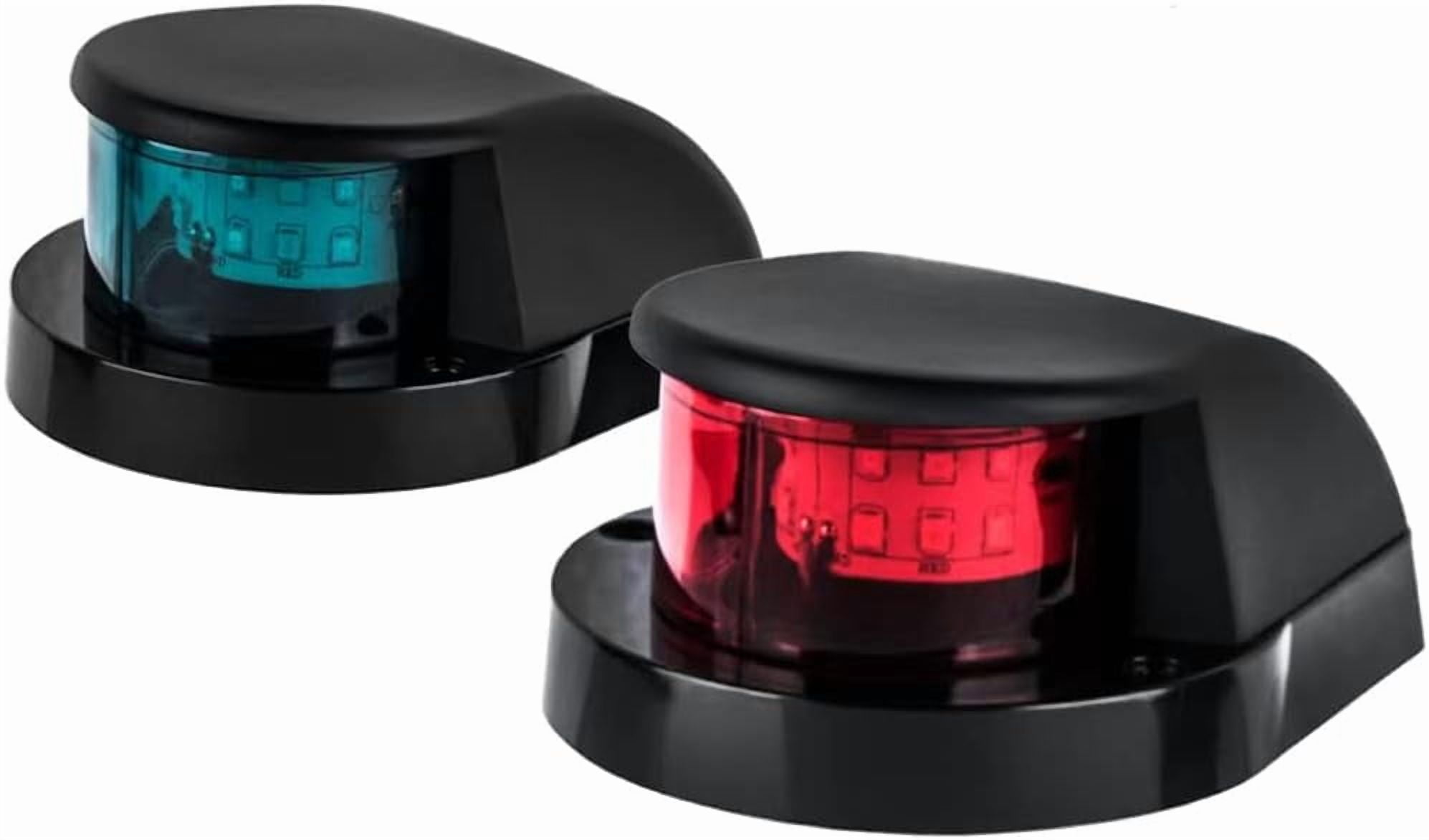 LED Boat Navigation Light Red and Green LED Marine Navigation Light ...