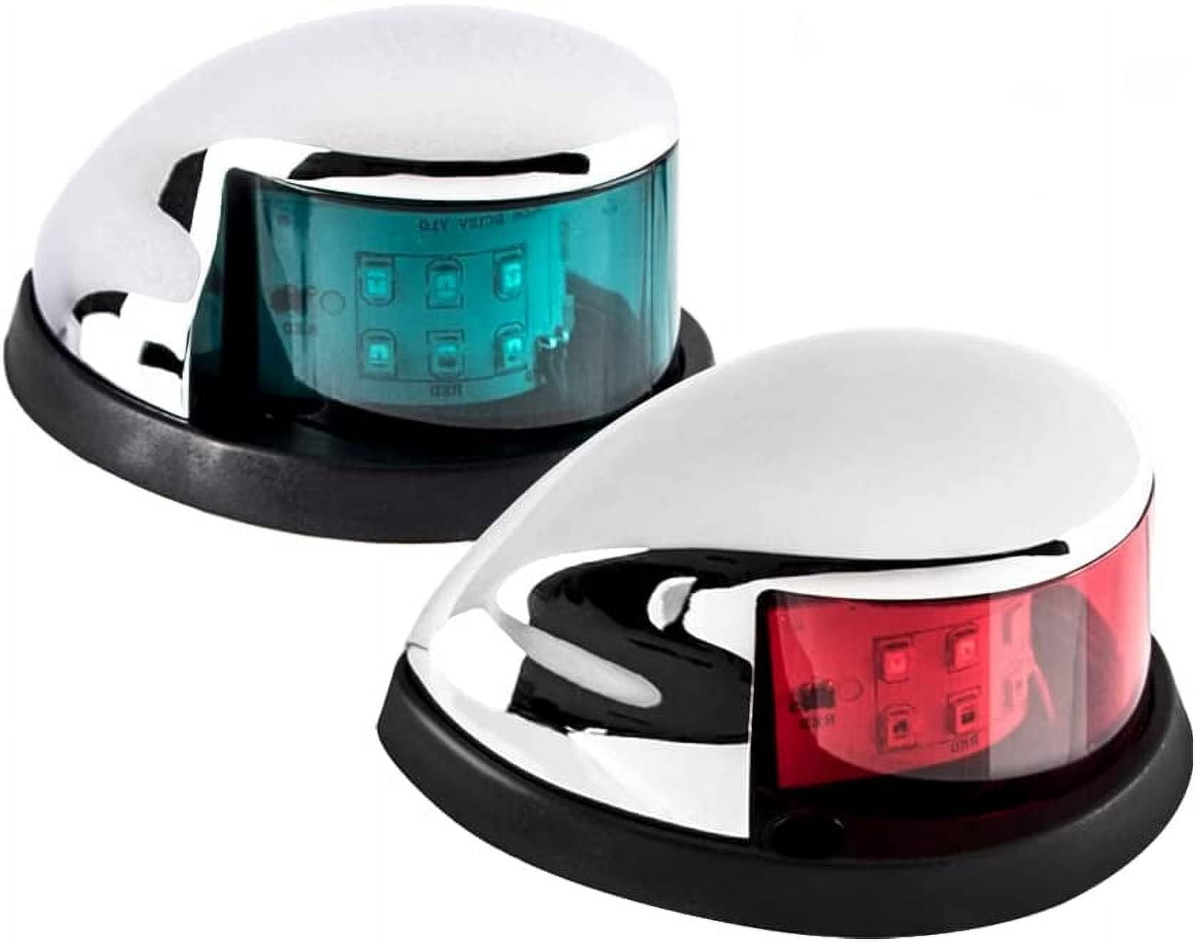 LED Boat Navigation Light Red and Green LED Marine Navigation Light ...