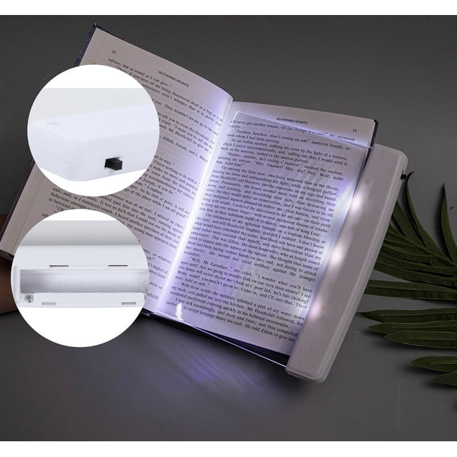 LED Book Light Flat, LED Panel Book Reading Lamp Board for Reading in ...