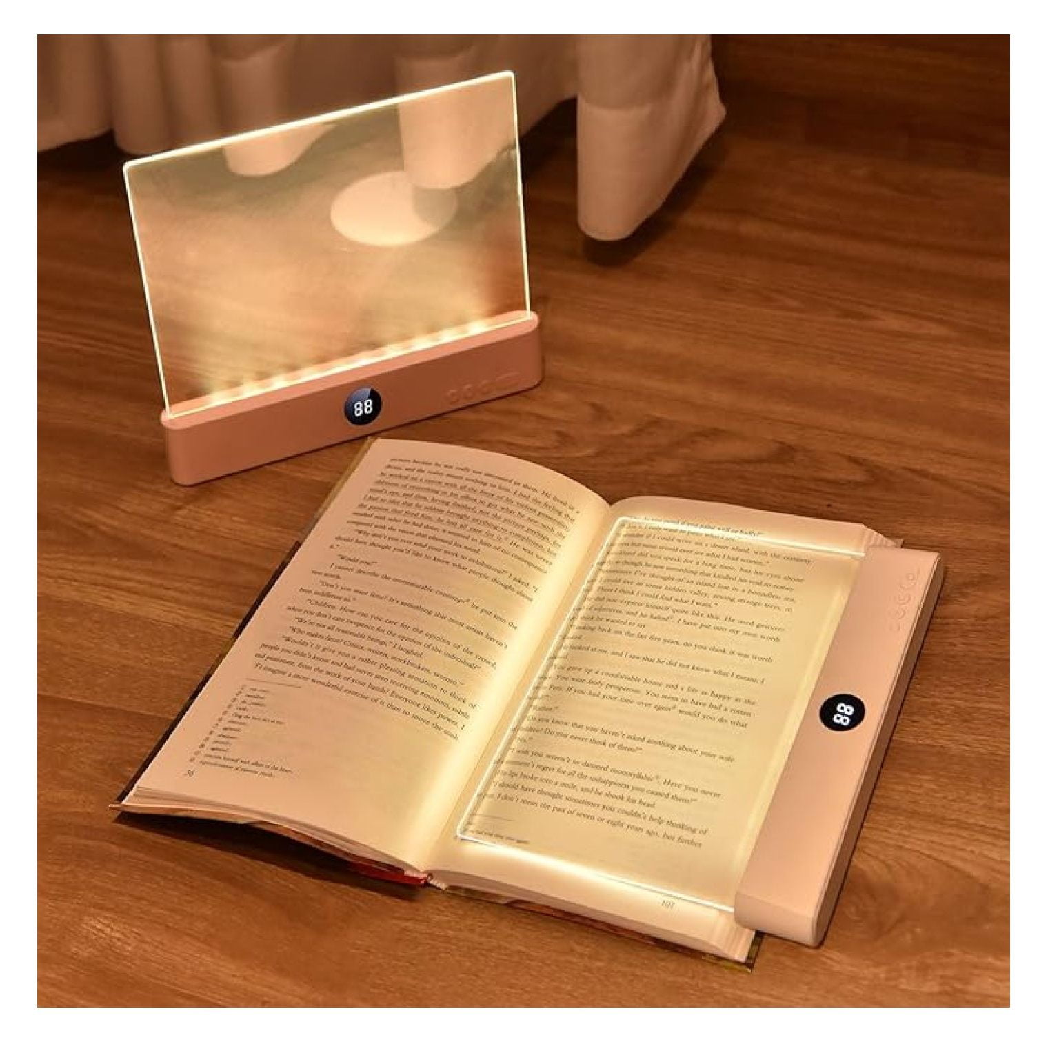 LED Book Light and Night Light 2 in 1, 3 Color Temperatures & Stepless ...