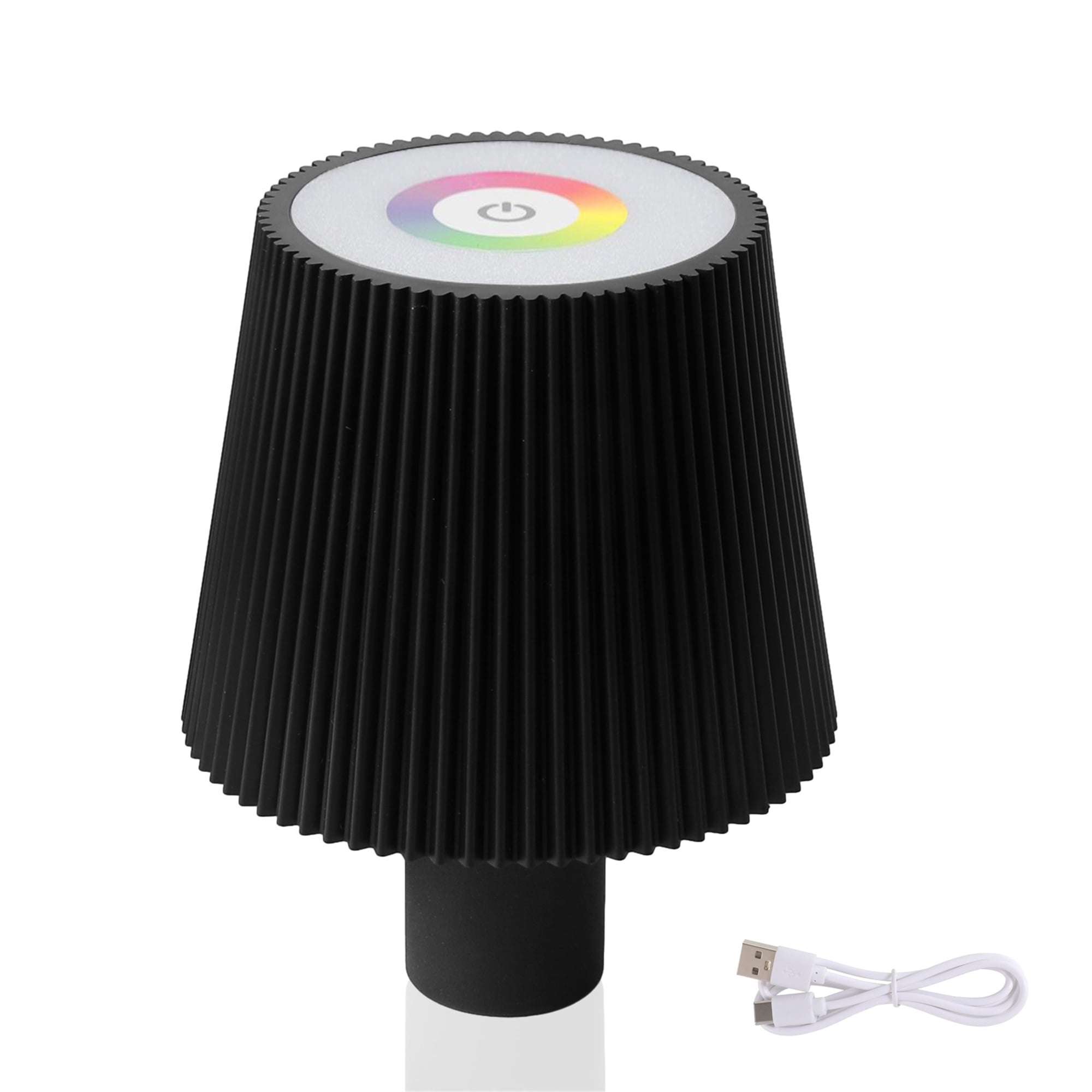 Vulaop 6.3" Modern Acrylic Rechargeable RGB Table Lamp - Walmart.com