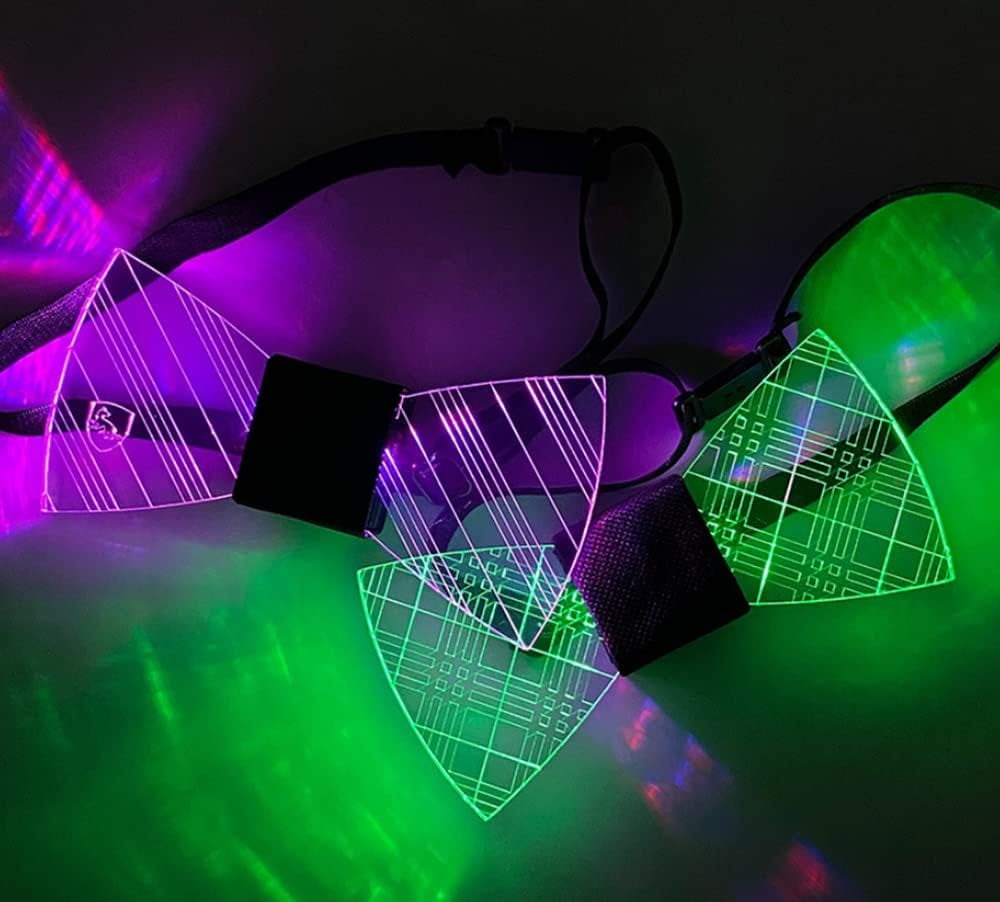 LED Bow Tie Light Up Bow Tie LED Bow Tie Adjustable Light Up Bow Tie ...