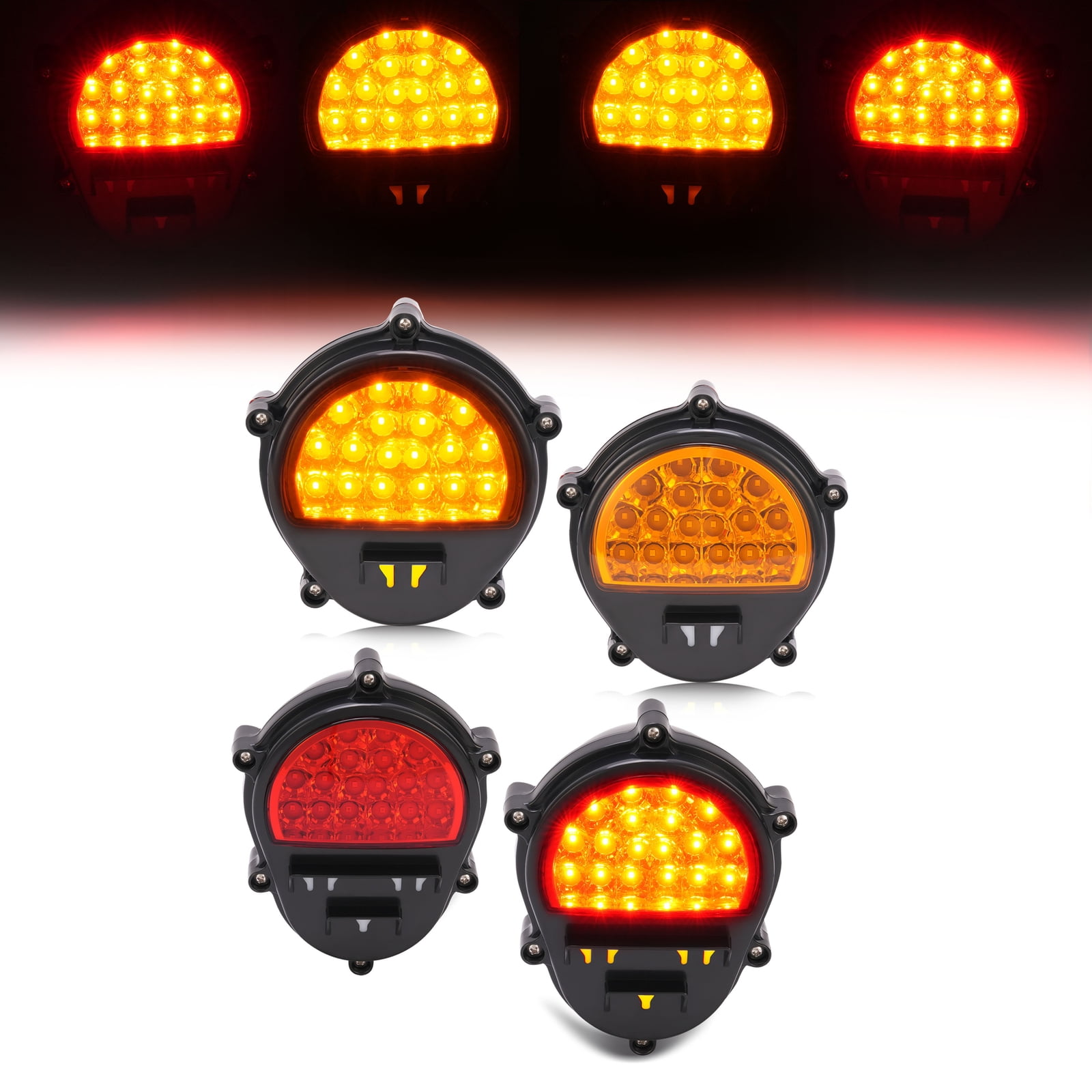 LED Brake Lights For Humvee M35 M998 LH+RH Side Turn Signal Lamps 4 PCS ...